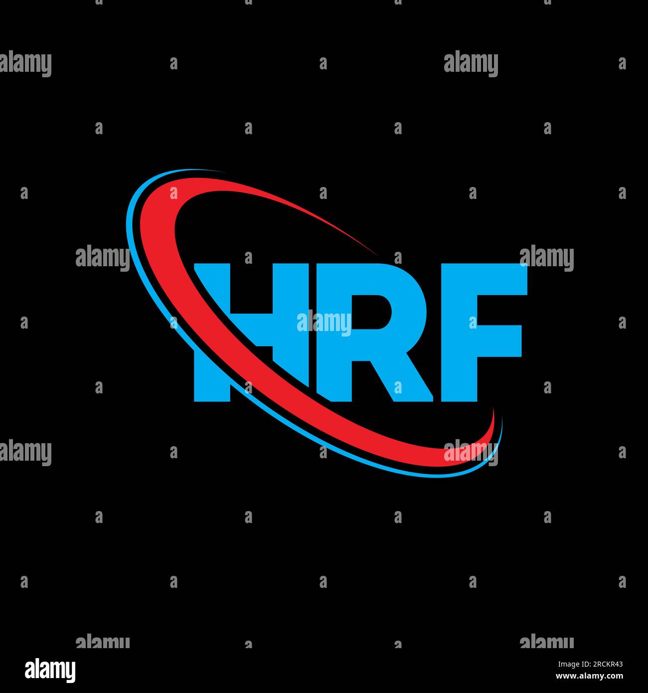 HRF logo. HRF letter. HRF letter logo design. Initials HRF logo linked ...