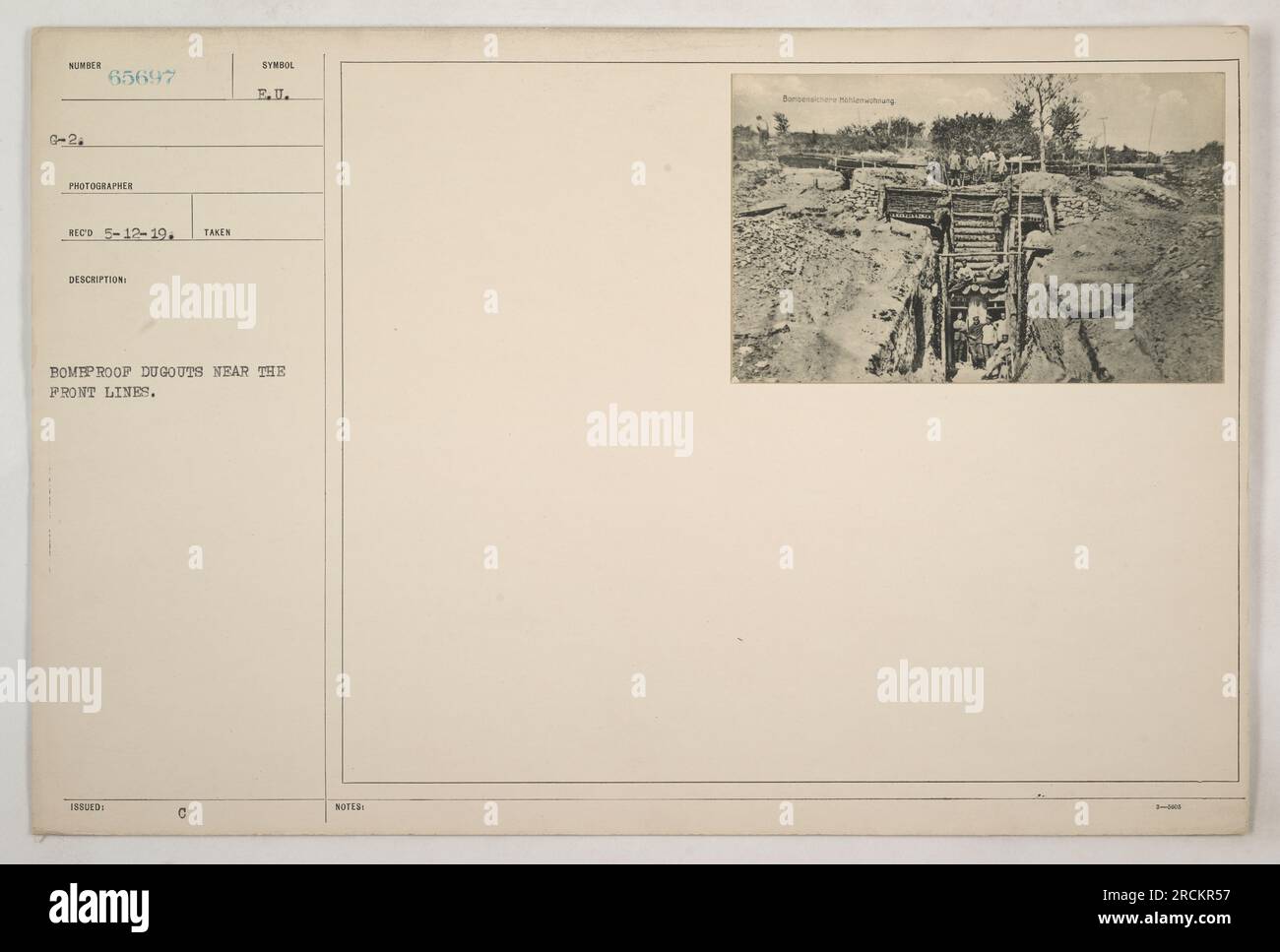 Soldiers seek shelter in bomb-proof dugouts near the front lines during ...