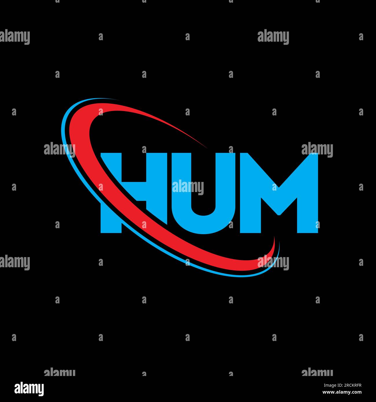 HUM logo. HUM letter. HUM letter logo design. Initials HUM logo linked ...