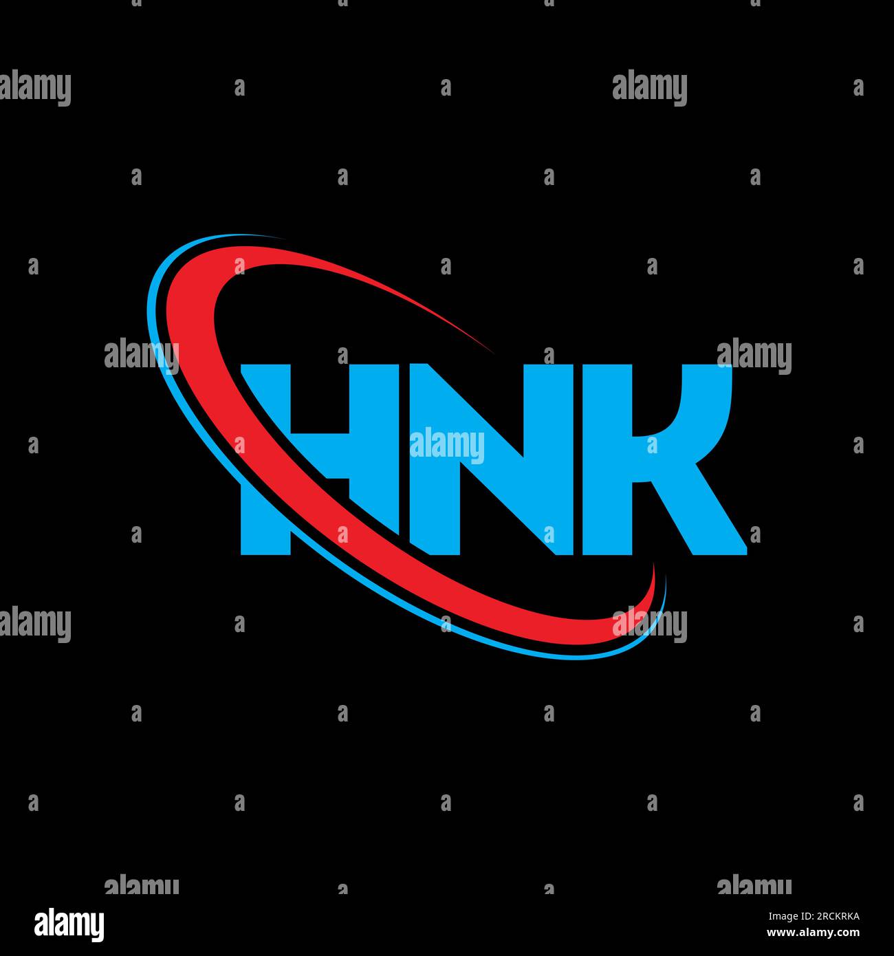 HNK logo. HNK letter. HNK letter logo design. Initials HNK logo linked ...