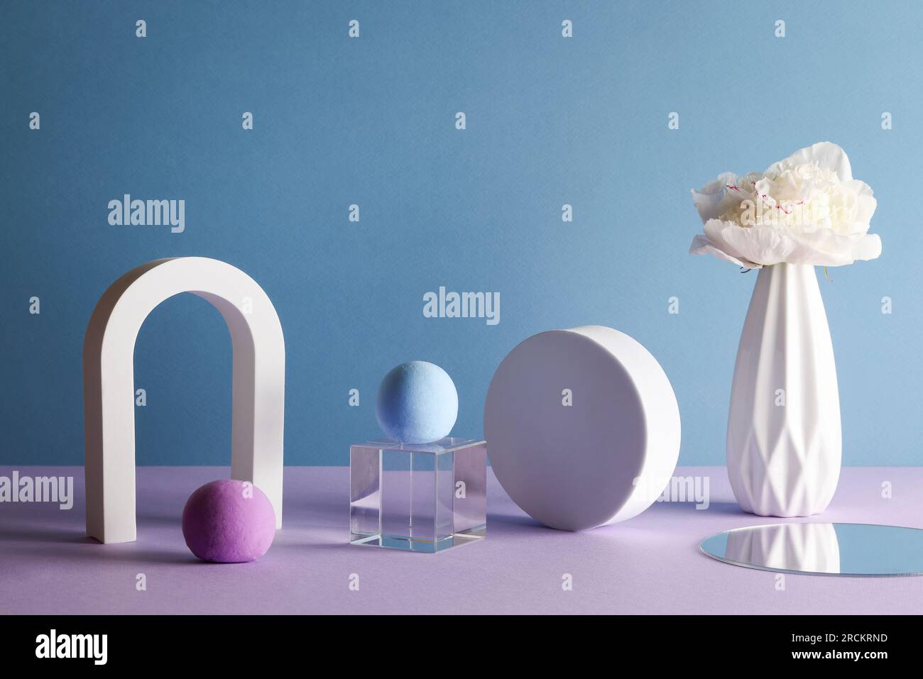 dimensional compositions of geometric shapes concept. transparent cube ...