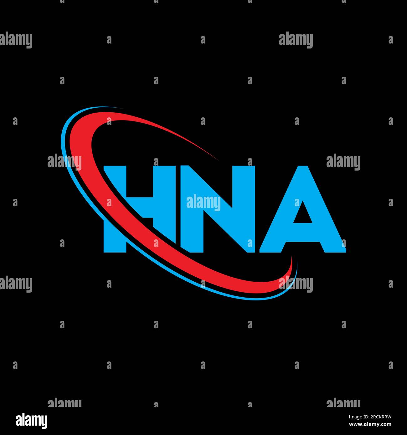HNA logo. HNA letter. HNA letter logo design. Initials HNA logo linked ...