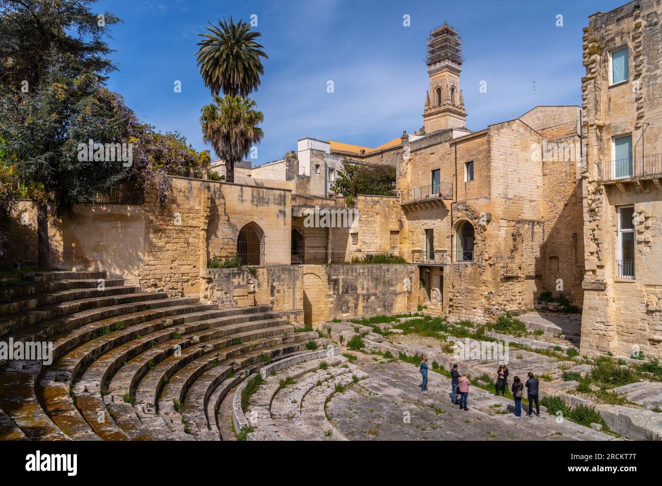 Roman Amphitheater in Lecce. Italy Stock Photo - Alamy