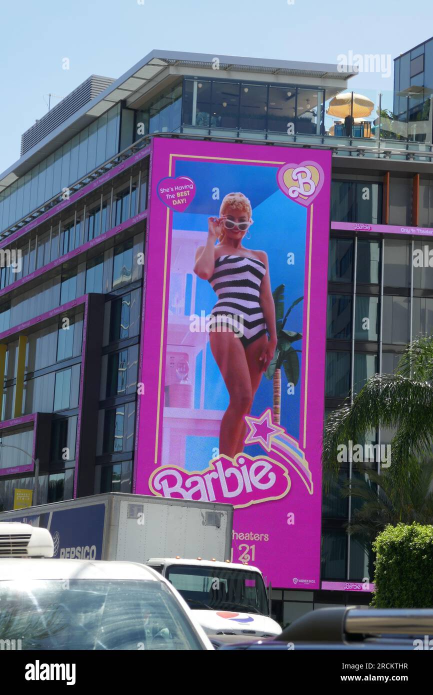 Los Angeles, California, USA 13th July 2023 Barbie Margot Robbie ...