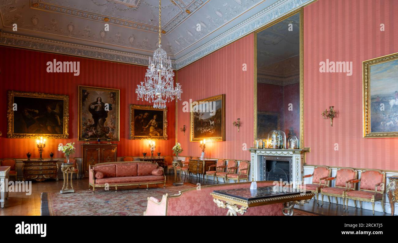 Shugborough Estate, Milford, Staffordshire, England, UK - interior view ...