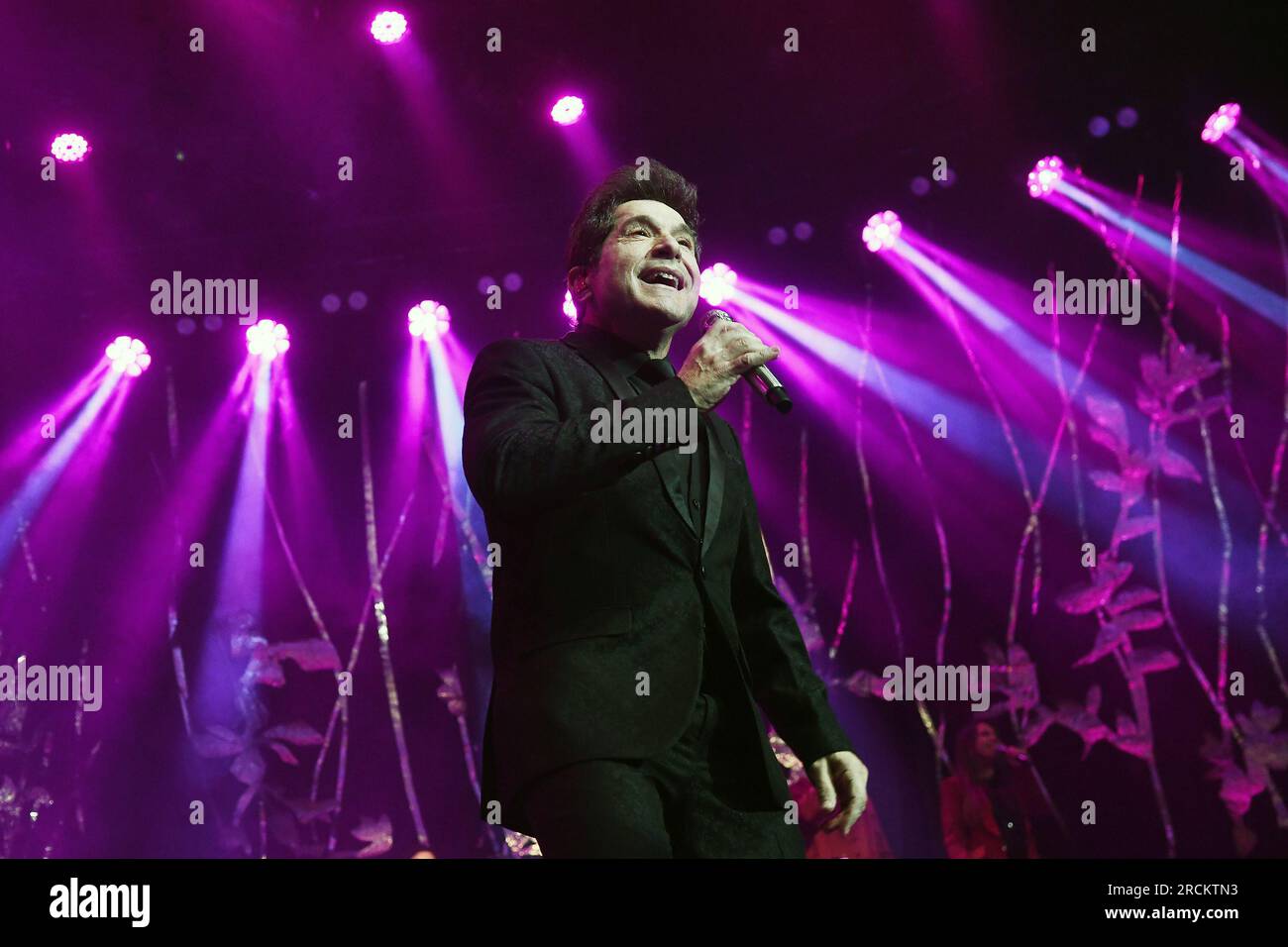 Rio de Janeiro,Brazil,July 15, 2023.Singer Daniel,during a concert at ...