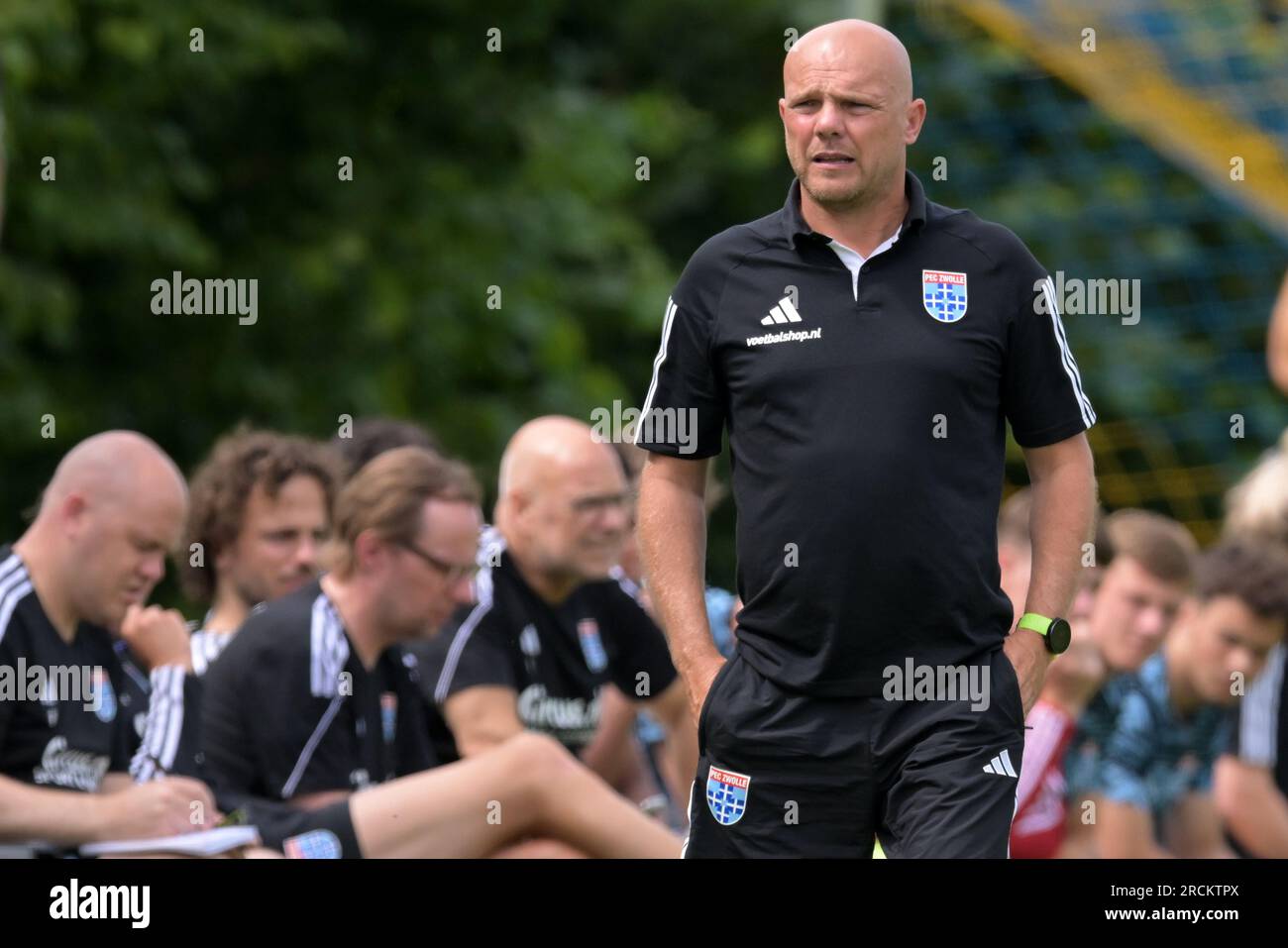DELDEN - PEC Zwolle trainer coach Johnny Jansen during the friendly ...