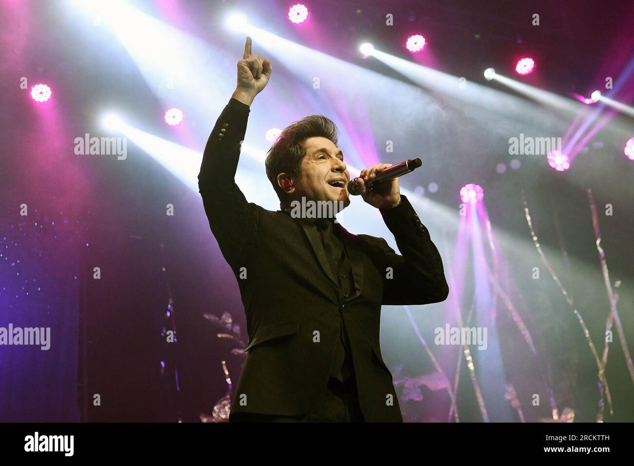 Rio de Janeiro,Brazil,July 15, 2023.Singer Daniel,during a concert at ...