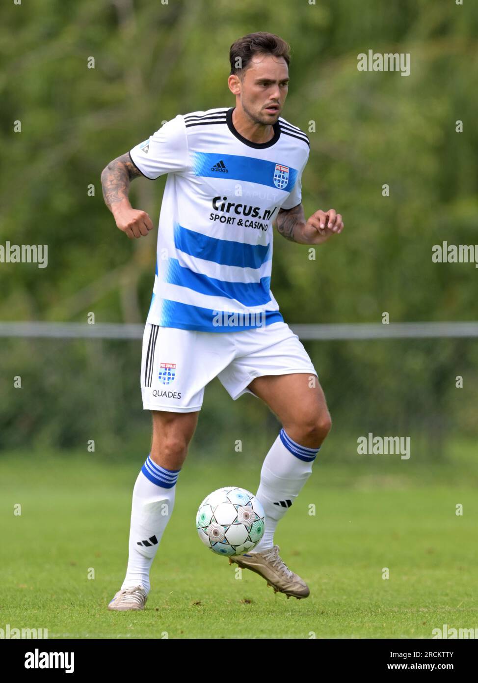 DELDEN - Sam Kersten of PEC Zwolle during the friendly match between ...