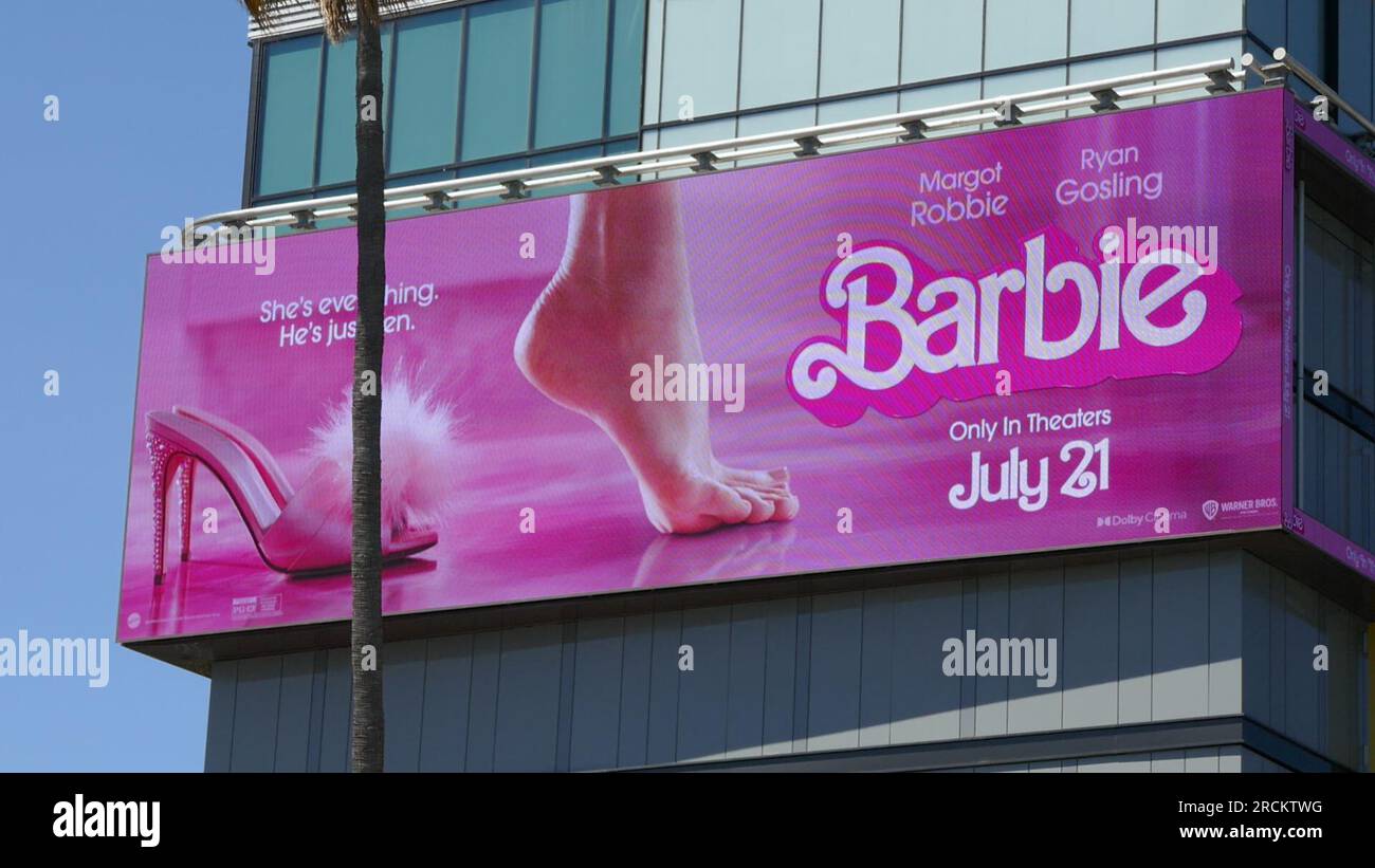 Los Angeles, California, USA 13th July 2023 Barbie Margot Robbie ...