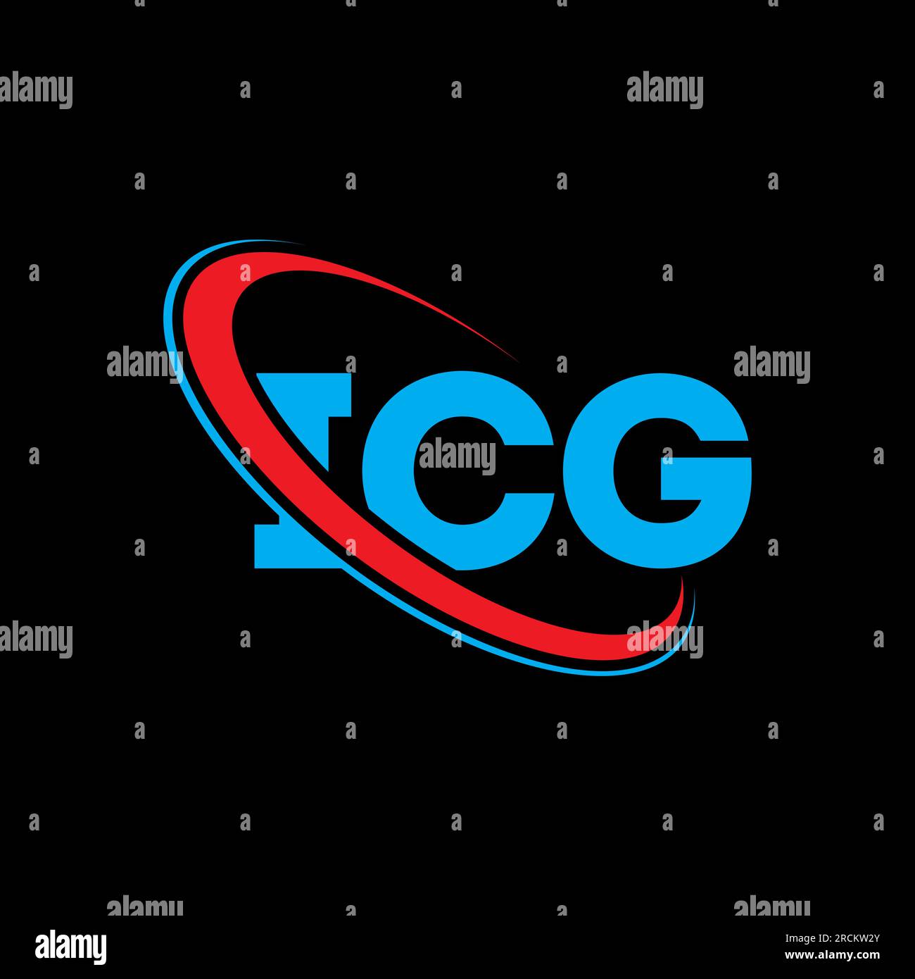 ICG logo. ICG letter. ICG letter logo design. Initials ICG logo linked ...