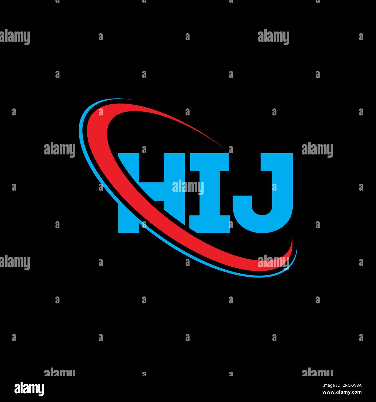 HIJ logo. HIJ letter. HIJ letter logo design. Initials HIJ logo linked ...