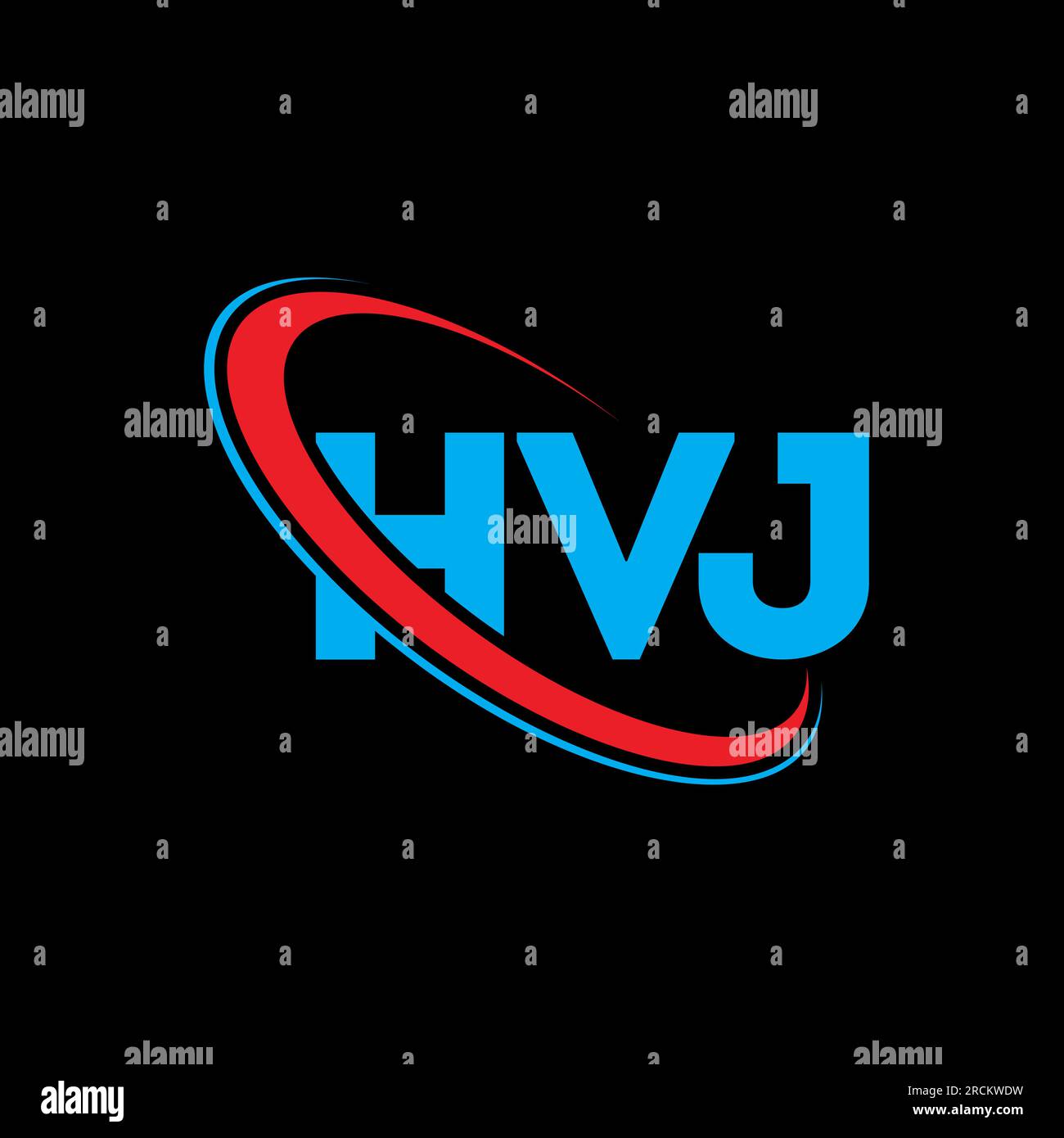 HVJ logo. HVJ letter. HVJ letter logo design. Initials HVJ logo linked ...