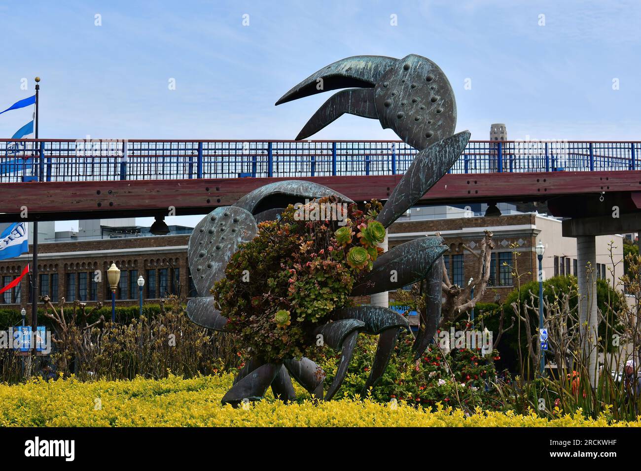 crab statue, Fisherman's Wharf, San Francisco, California, USA, North ...
