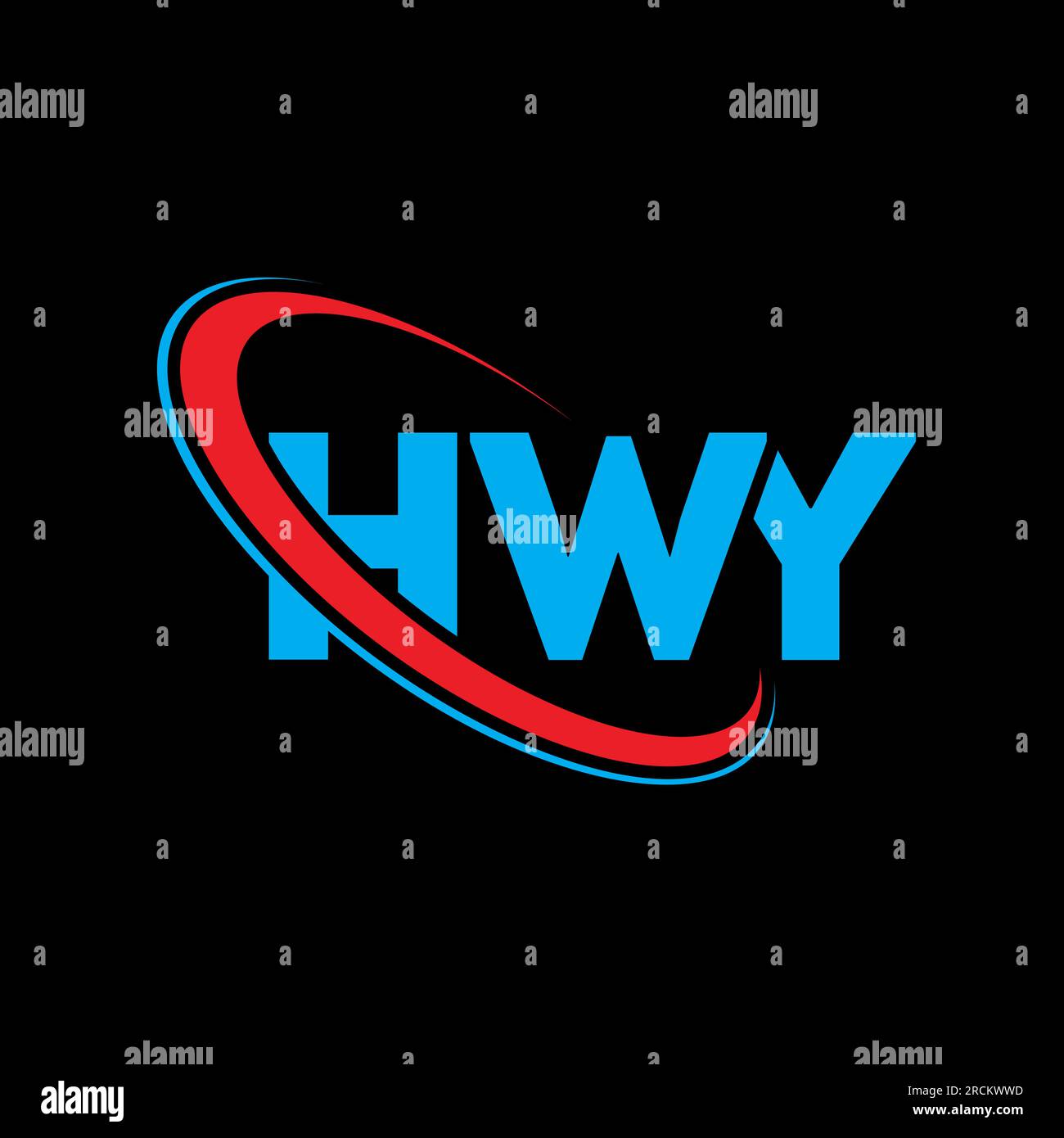 HWY logo. HWY letter. HWY letter logo design. Initials HWY logo linked ...
