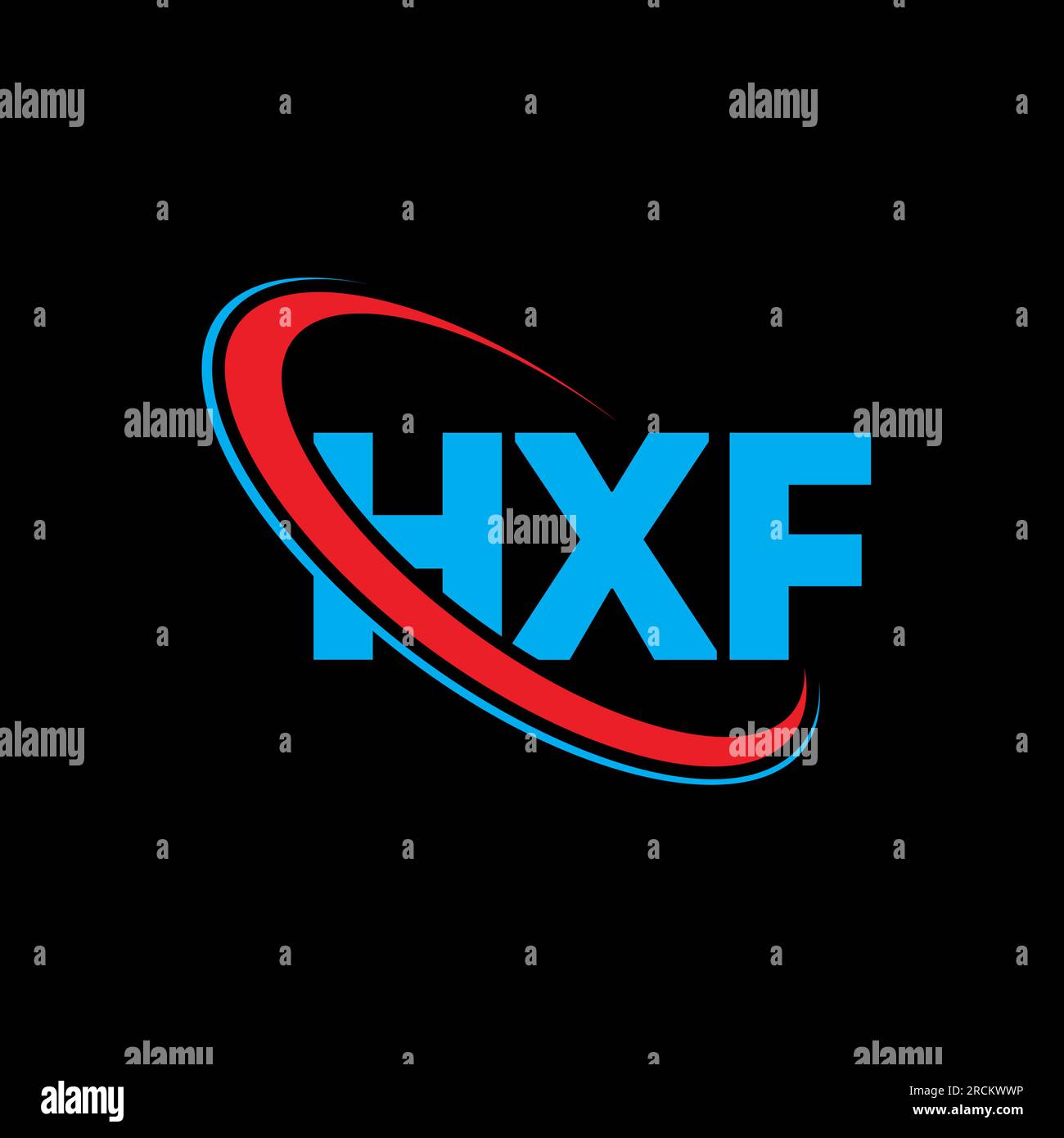 HXF logo. HXF letter. HXF letter logo design. Initials HXF logo linked ...