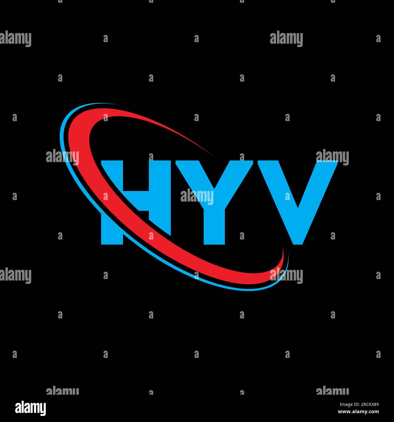 HYV logo. HYV letter. HYV letter logo design. Initials HYV logo linked ...