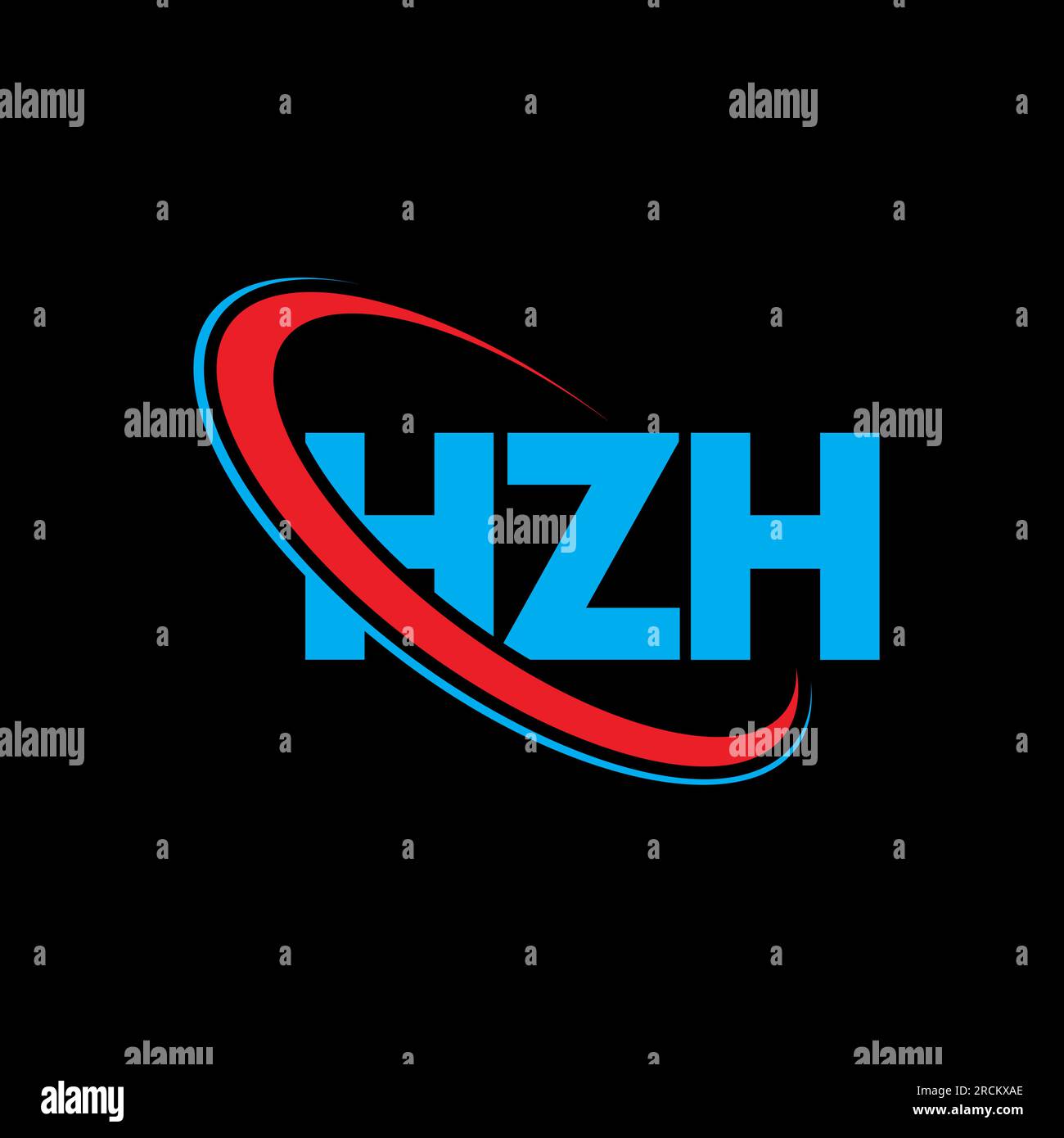 HZH logo. HZH letter. HZH letter logo design. Initials HZH logo linked ...