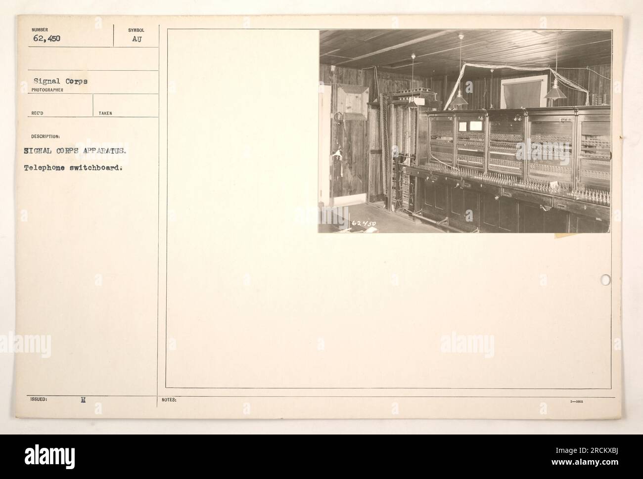 This image depicts a telephone switchboard, specifically the SUNCE ...