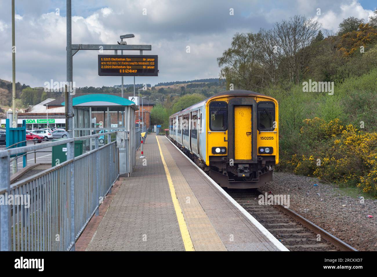 Transport For Wales class 150 diesel multiple unit train 150255 at ...