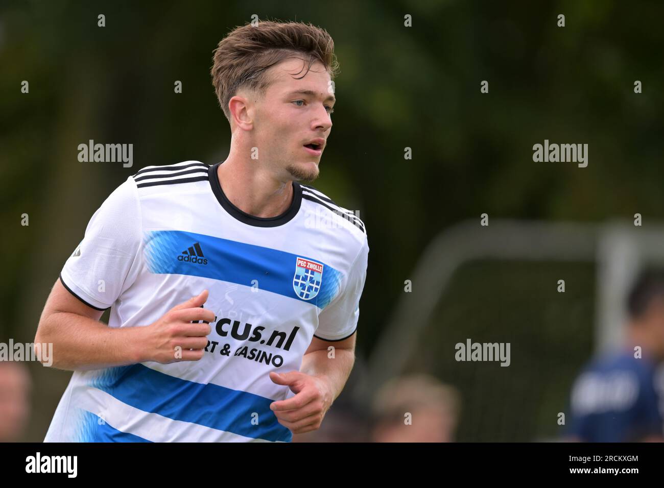 DELDEN - Albert van der Haar of PEC Zwolle during the friendly match ...