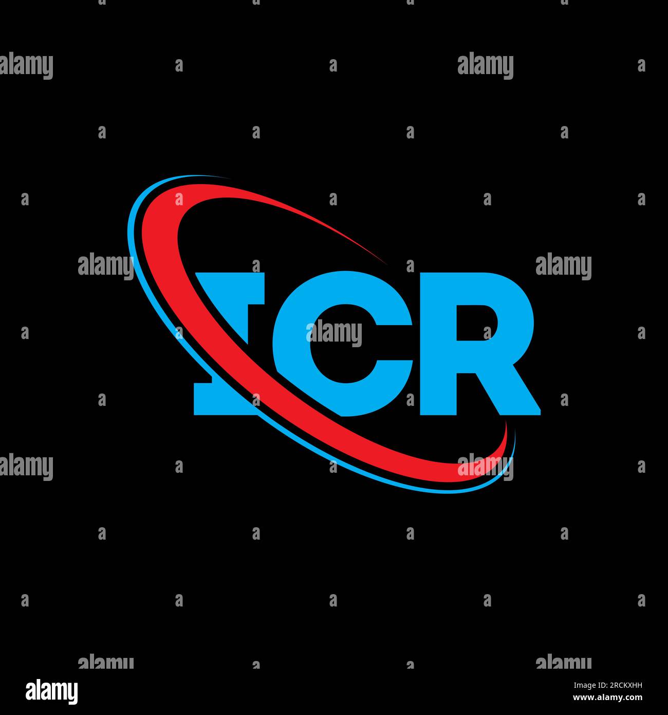 ICR logo. ICR letter. ICR letter logo design. Initials ICR logo linked ...