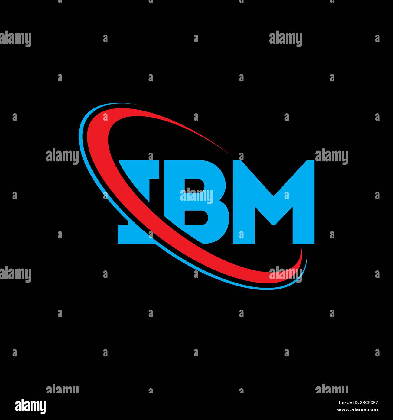 IBM logo. IBM letter. IBM letter logo design. Initials IBM logo linked ...
