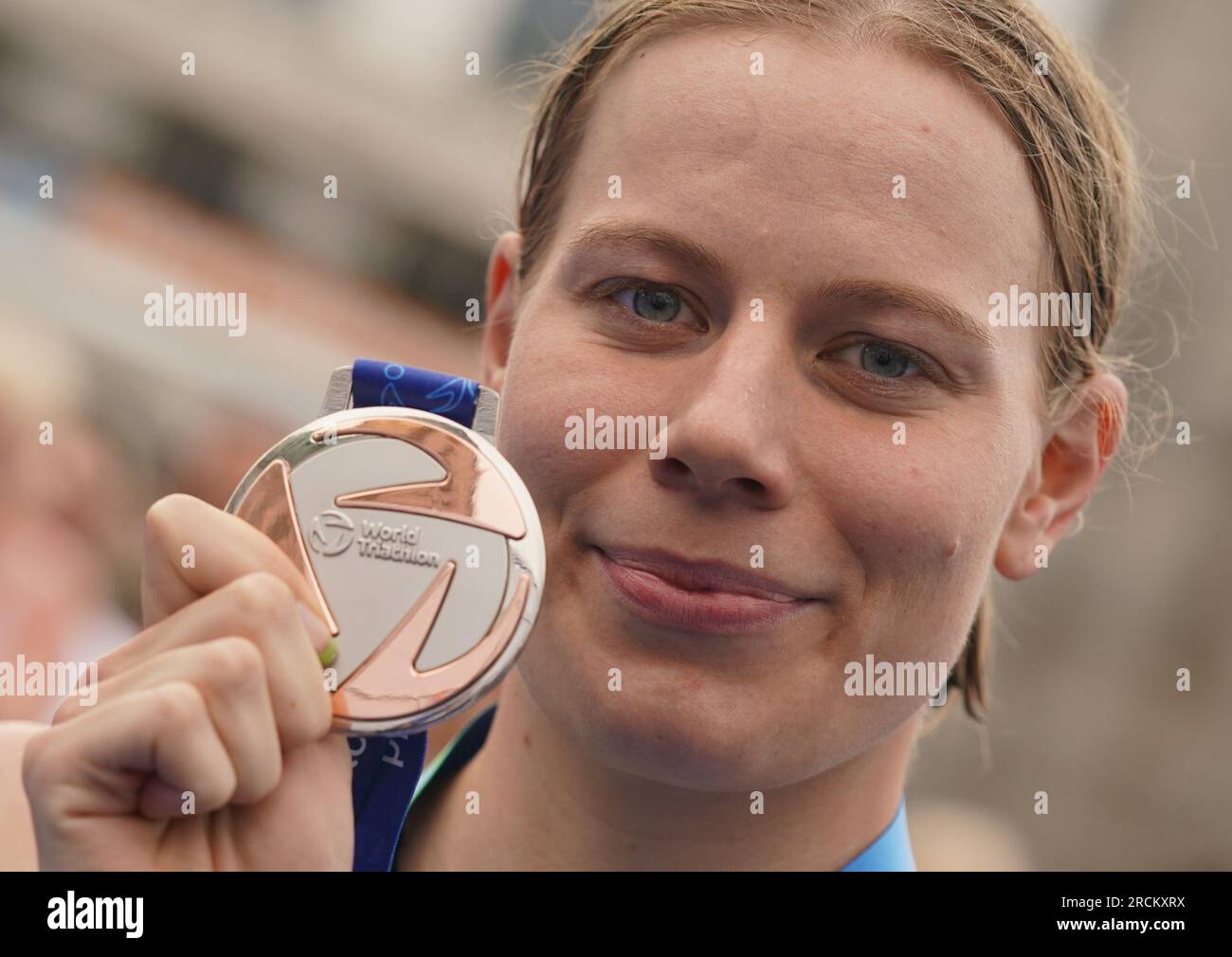 Hamburg, Germany. 15th July, 2023. Triathlon: ITU World Triathlon ...