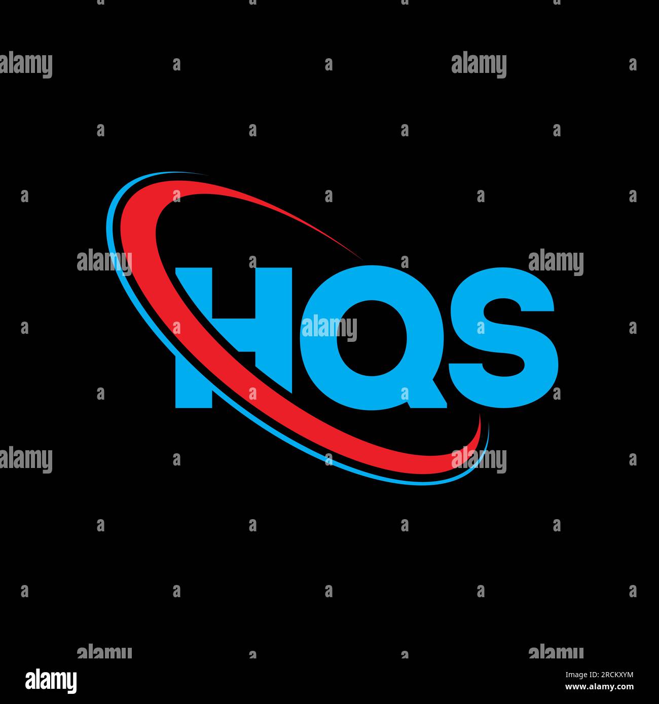 HQS logo. HQS letter. HQS letter logo design. Initials HQS logo linked ...