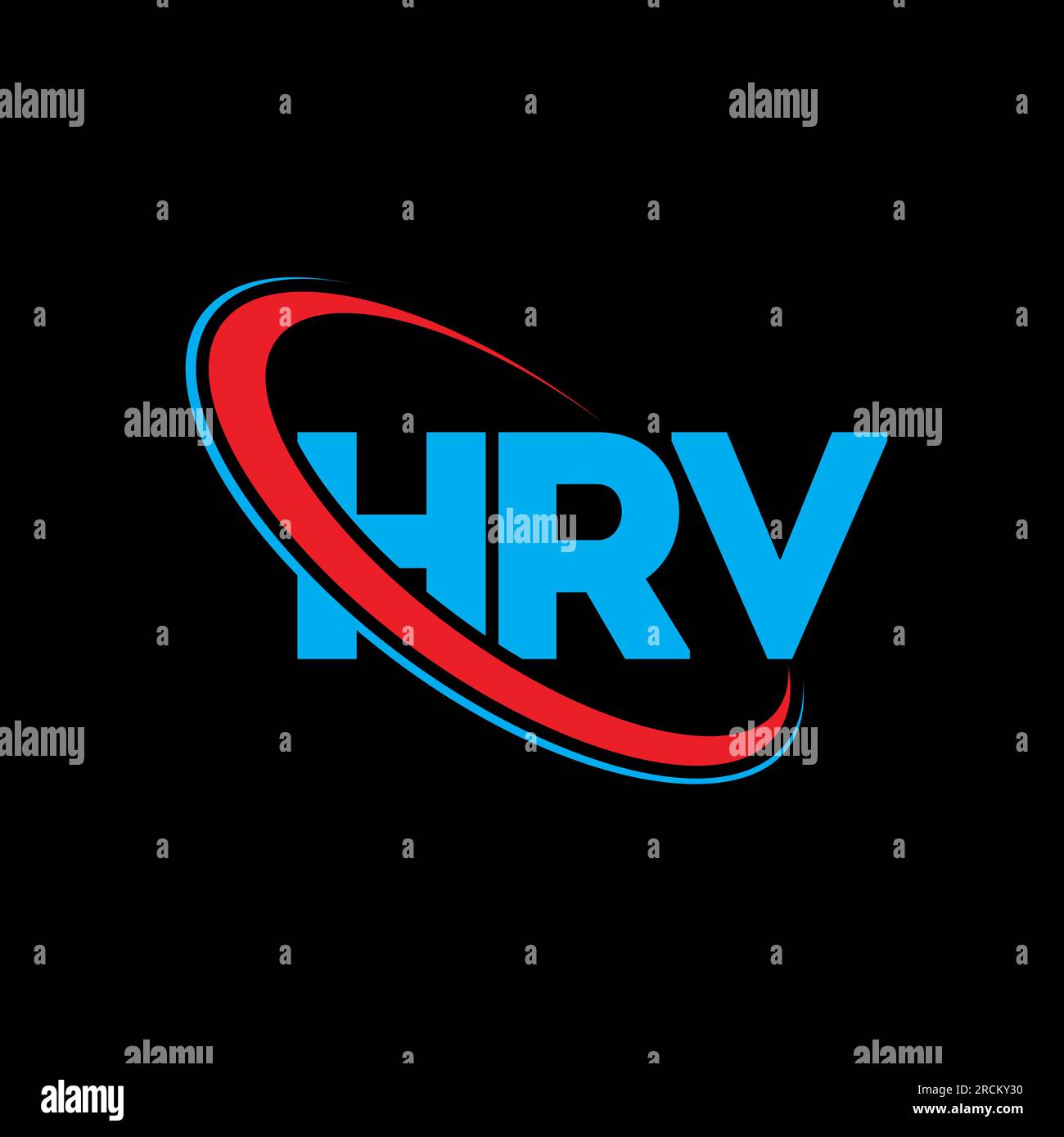 HRV logo. HRV letter. HRV letter logo design. Initials HRV logo linked ...