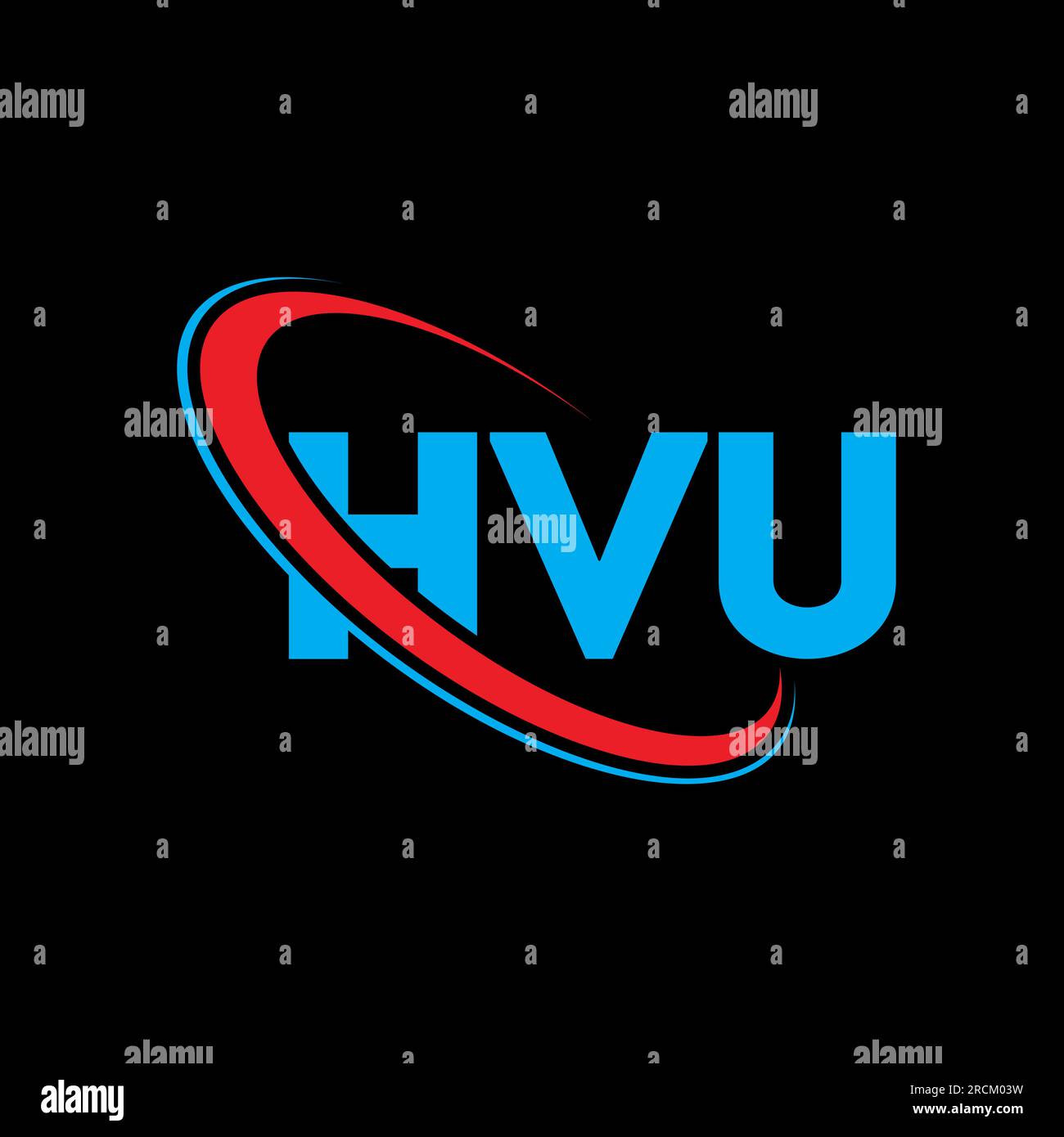 HVU logo. HVU letter. HVU letter logo design. Initials HVU logo linked ...
