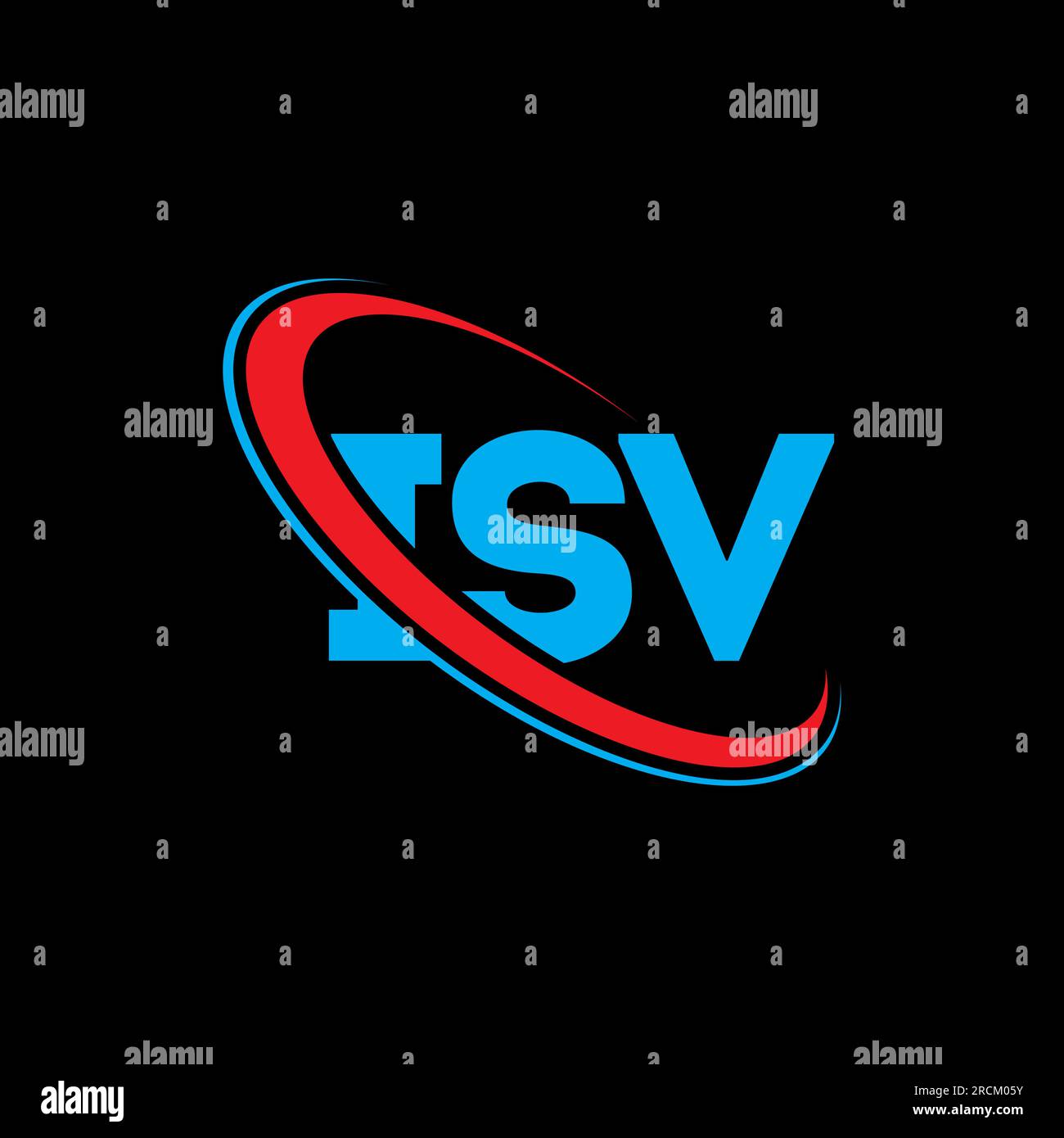 ISV logo. ISV letter. ISV letter logo design. Initials ISV logo linked ...