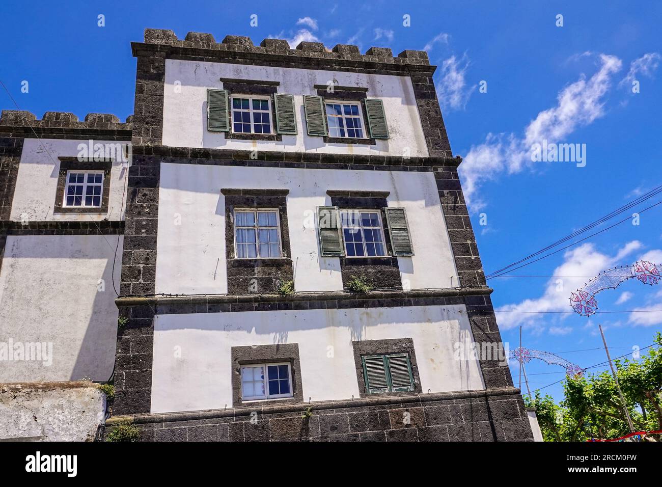 The 16th century Santo André Convent in the historic village of Vila ...