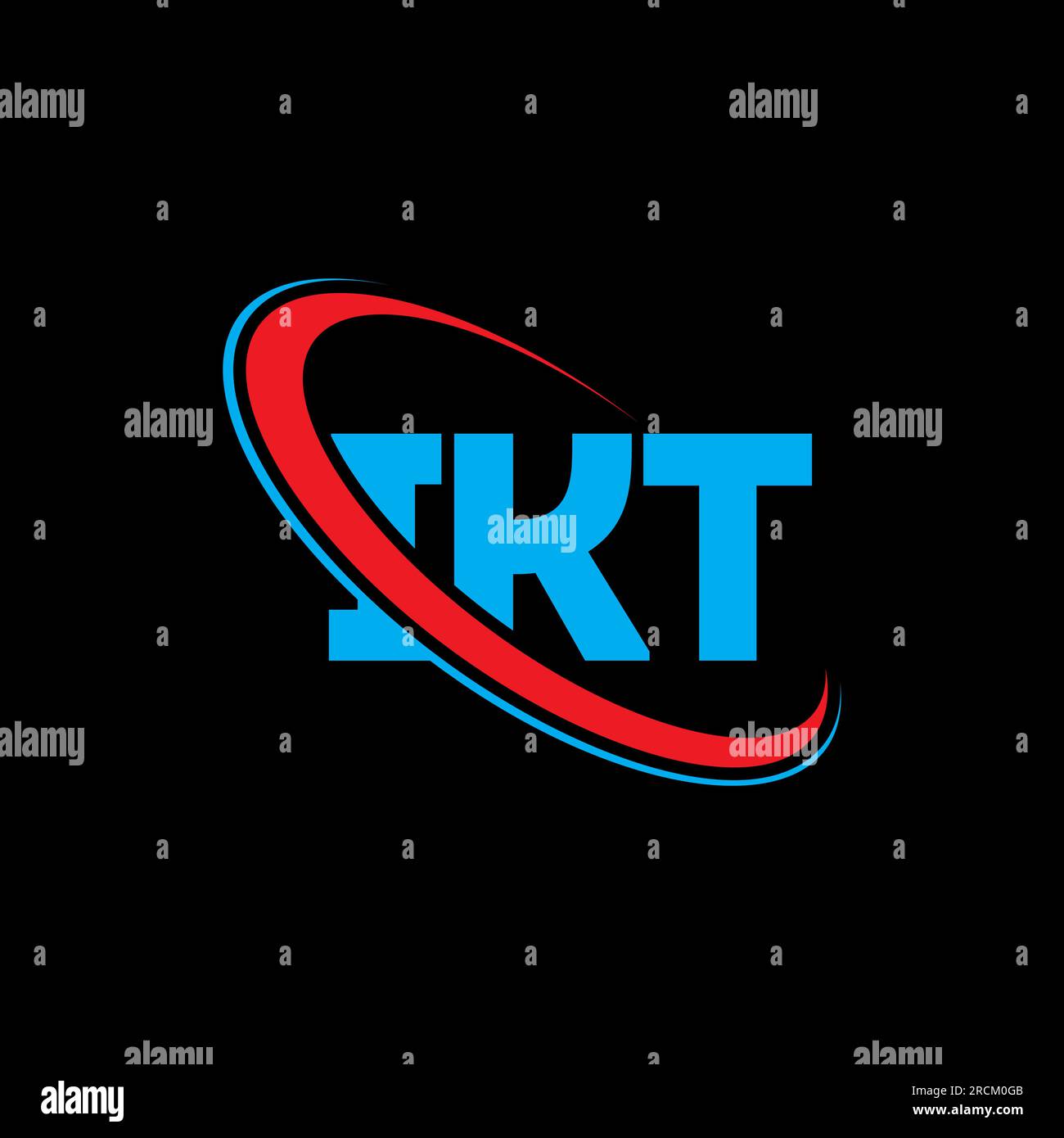 IKT logo. IKT letter. IKT letter logo design. Initials IKT logo linked ...