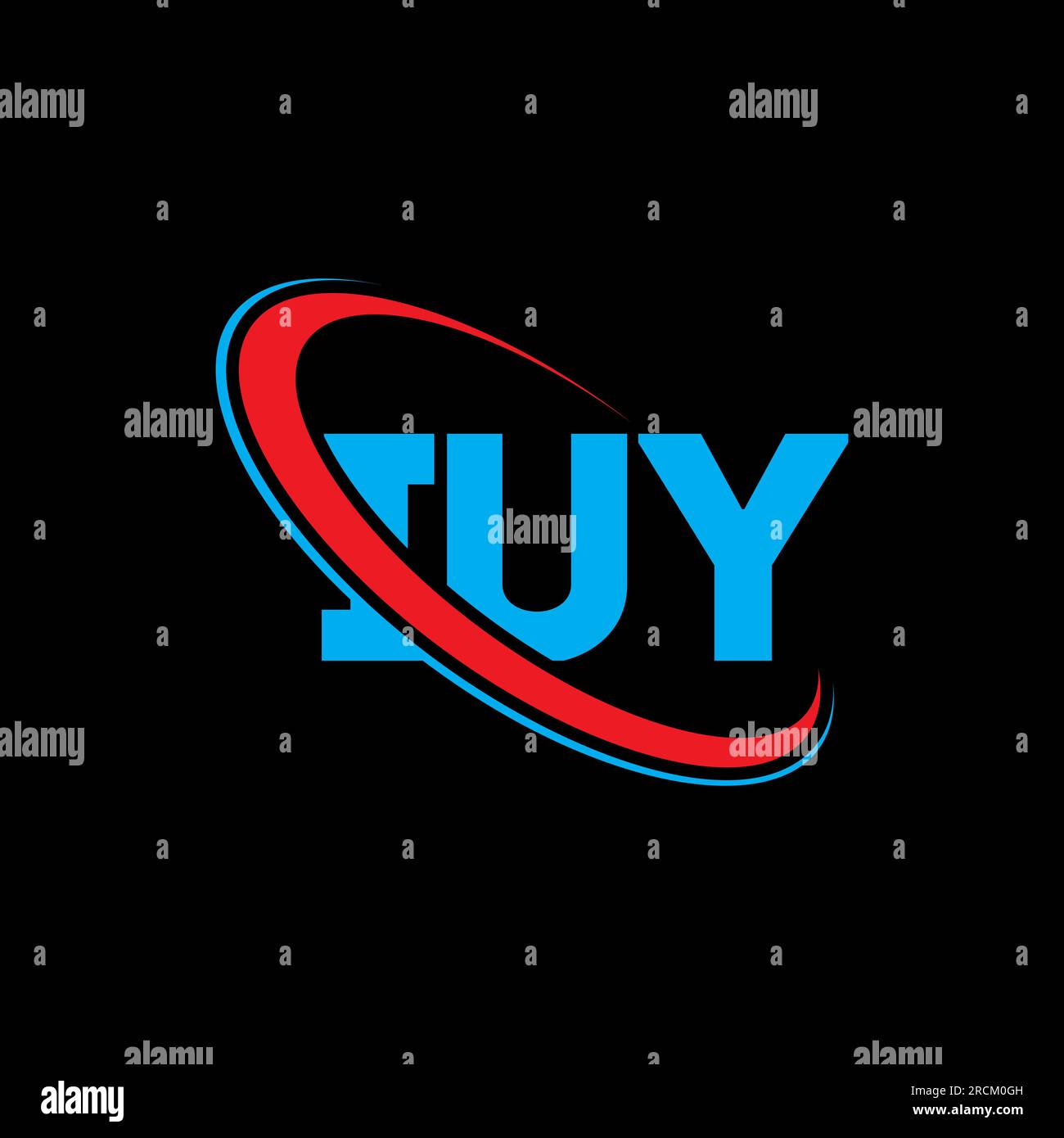 IUY logo. IUY letter. IUY letter logo design. Initials IUY logo linked ...