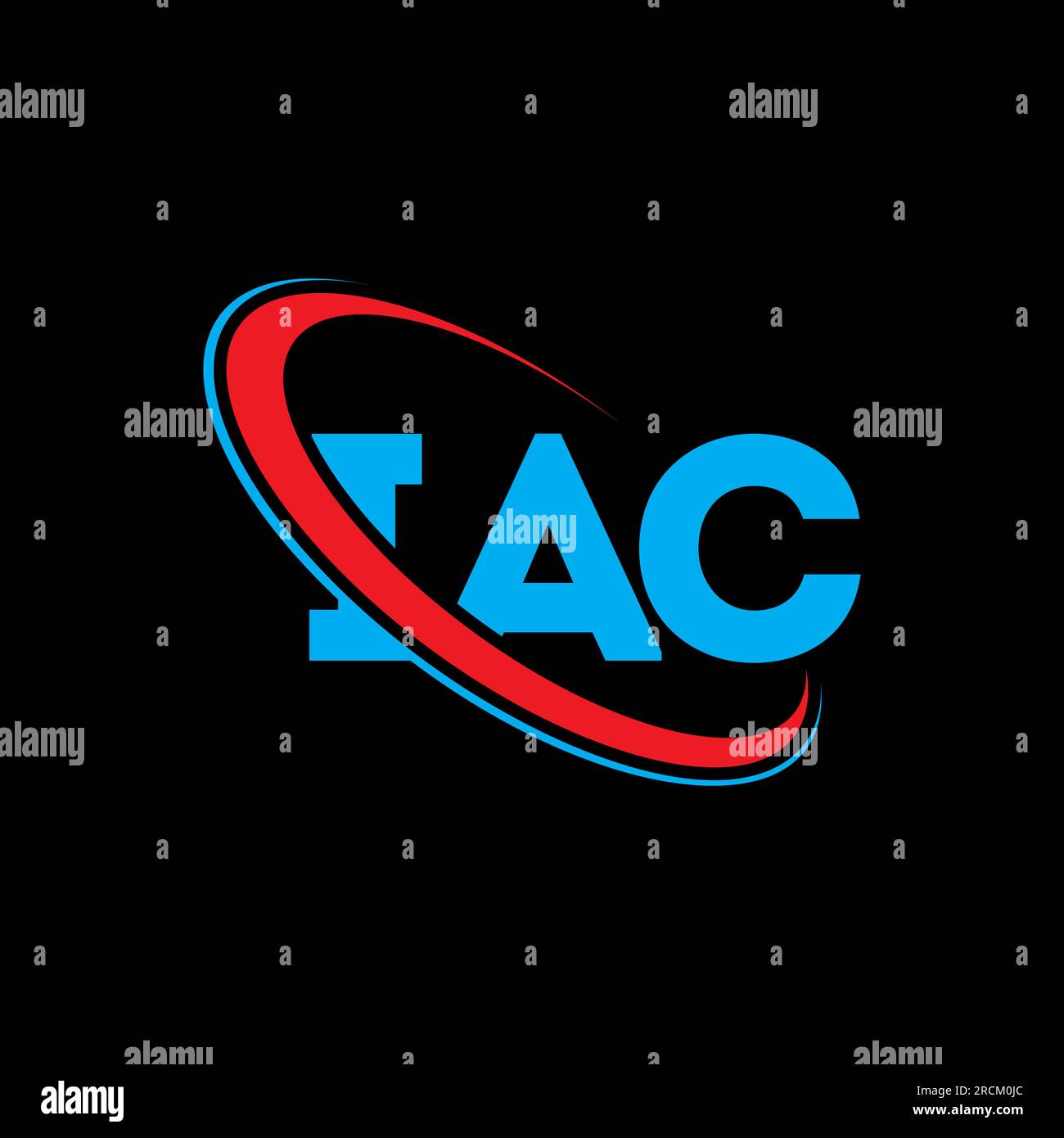 IAC logo. IAC letter. IAC letter logo design. Initials IAC logo linked ...