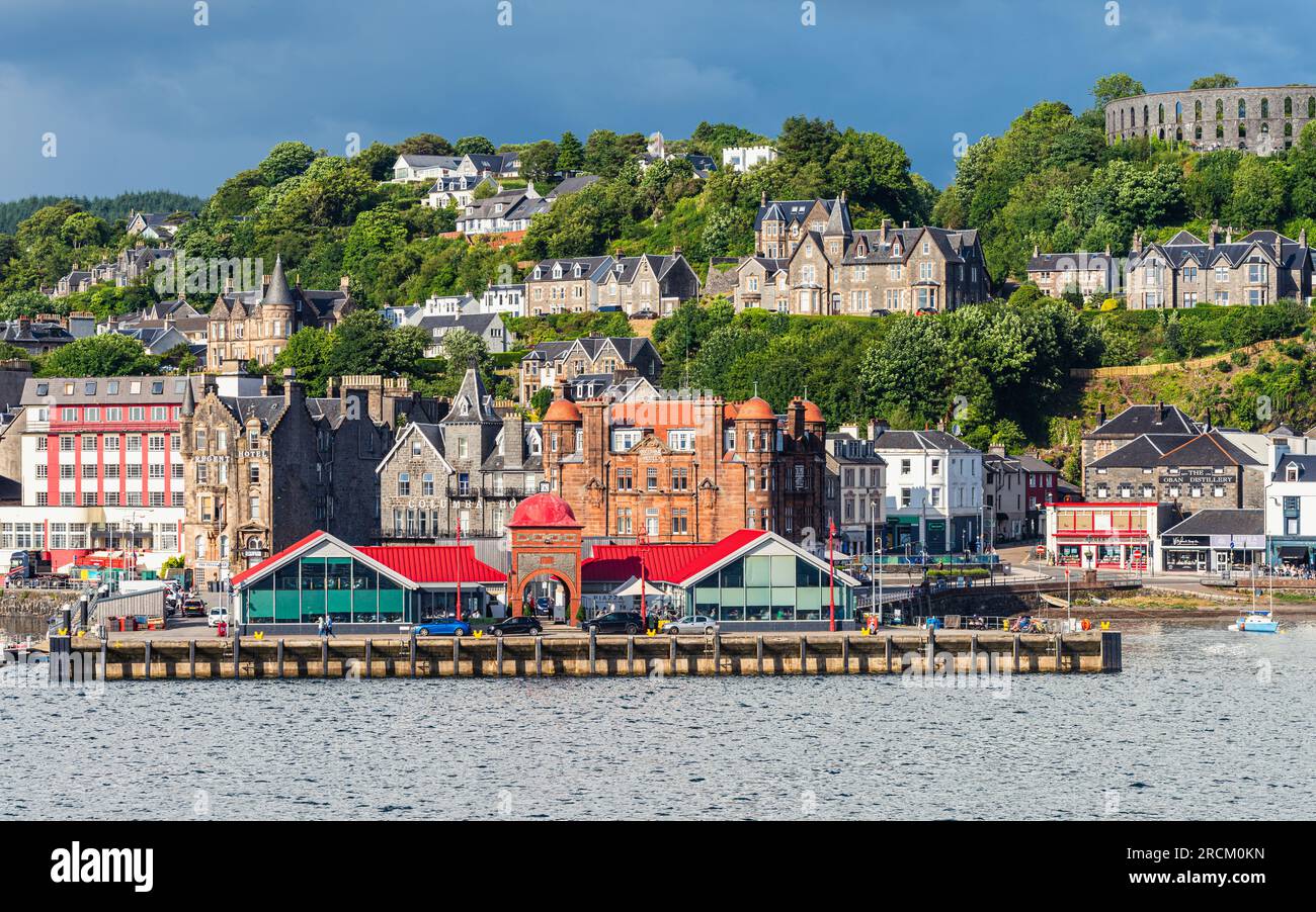 Oban Bay and Seafront, Oban, Argyll and Bute, Scotland, UK Stock Photo - Alamy