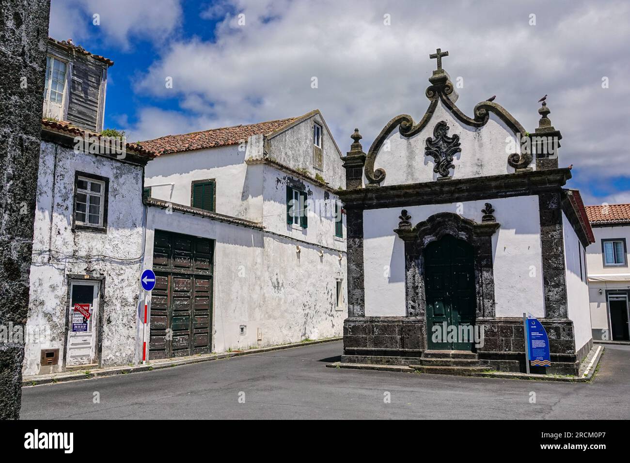 The 15th century Santa Catarina Chapel in the historic village of Vila ...