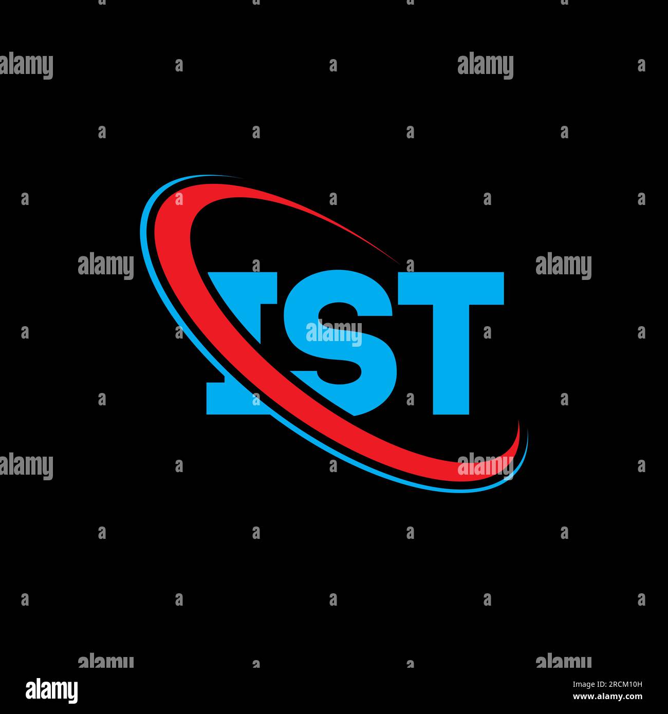 IST logo. IST letter. IST letter logo design. Initials IST logo linked ...