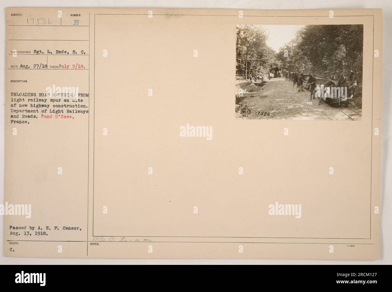 American infrastructure projects during world war i hi-res stock ...