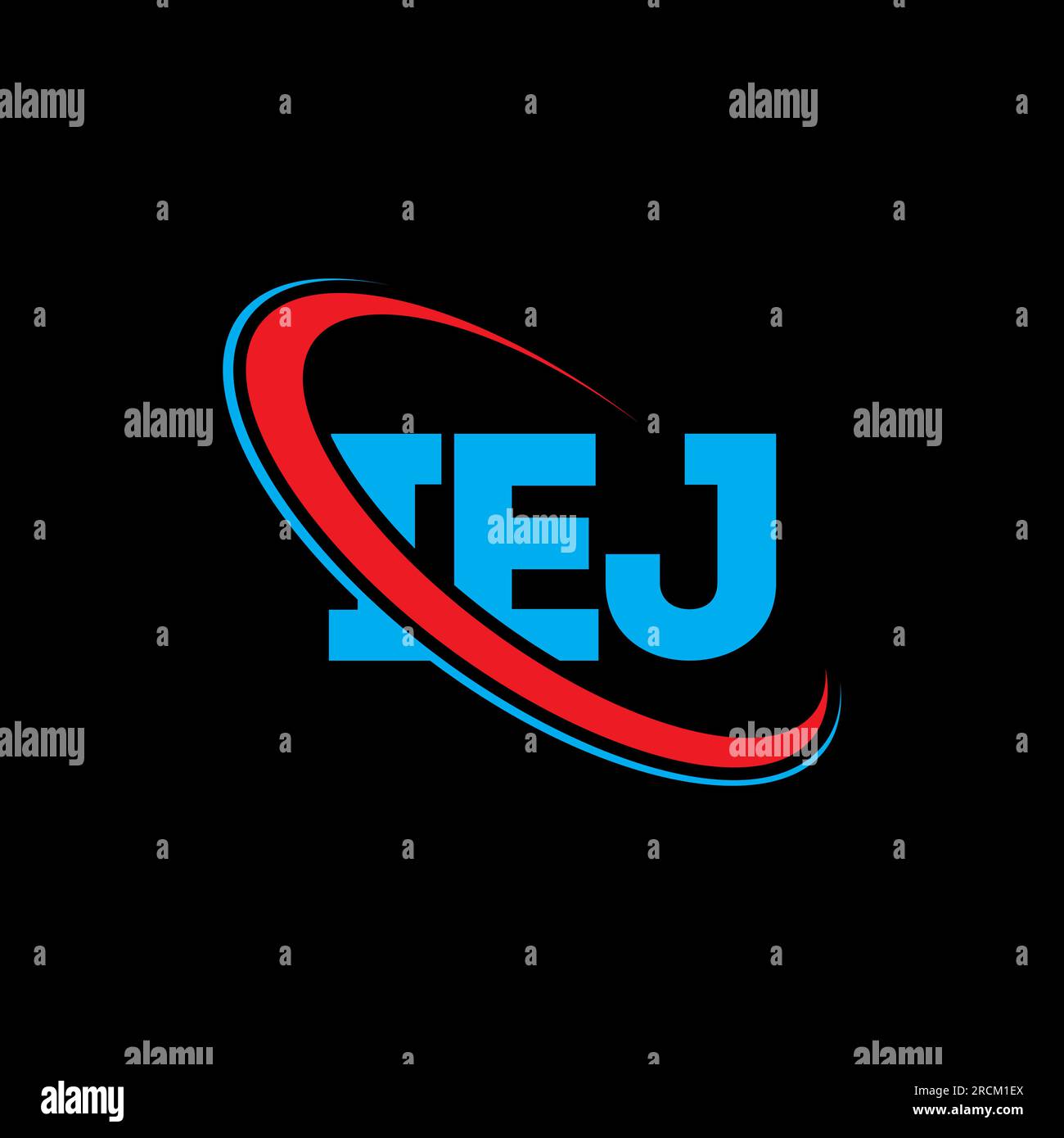 IEJ logo. IEJ letter. IEJ letter logo design. Initials IEJ logo linked ...