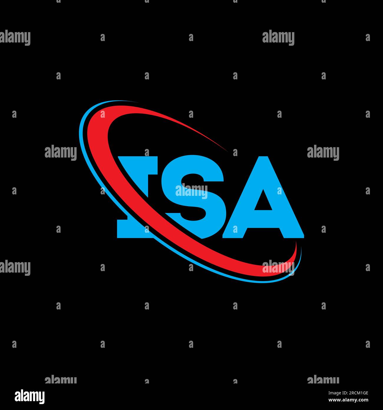 ISA logo. ISA letter. ISA letter logo design. Initials ISA logo linked ...