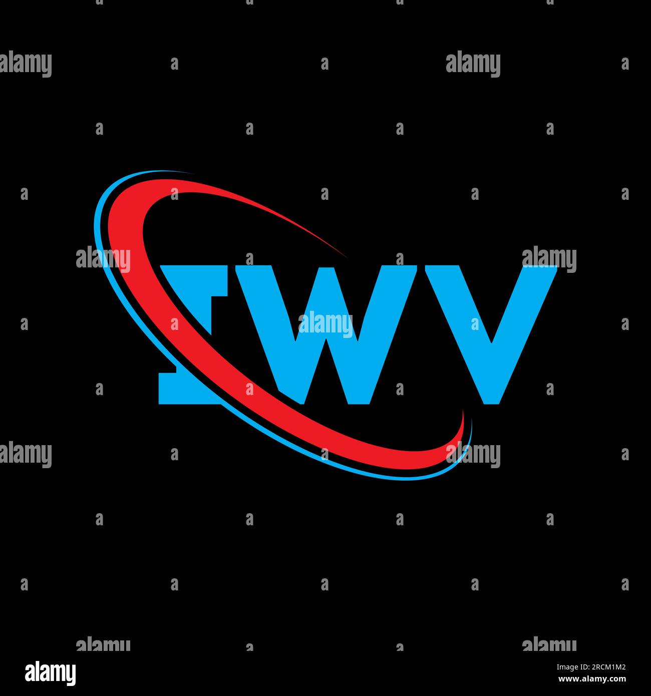 Iwv logo design hi-res stock photography and images - Alamy