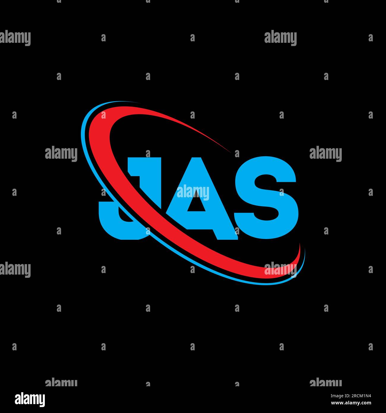 JAS logo. JAS letter. JAS letter logo design. Initials JAS logo linked ...