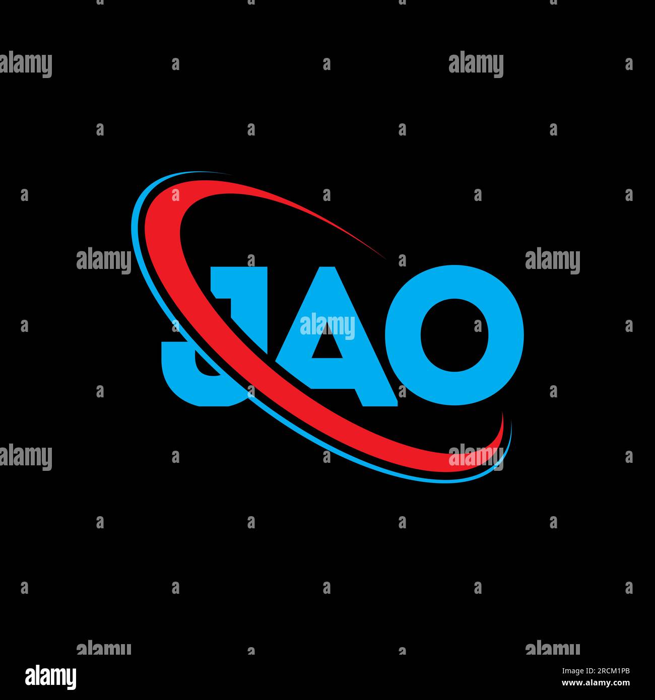 JAO logo. JAO letter. JAO letter logo design. Initials JAO logo linked ...
