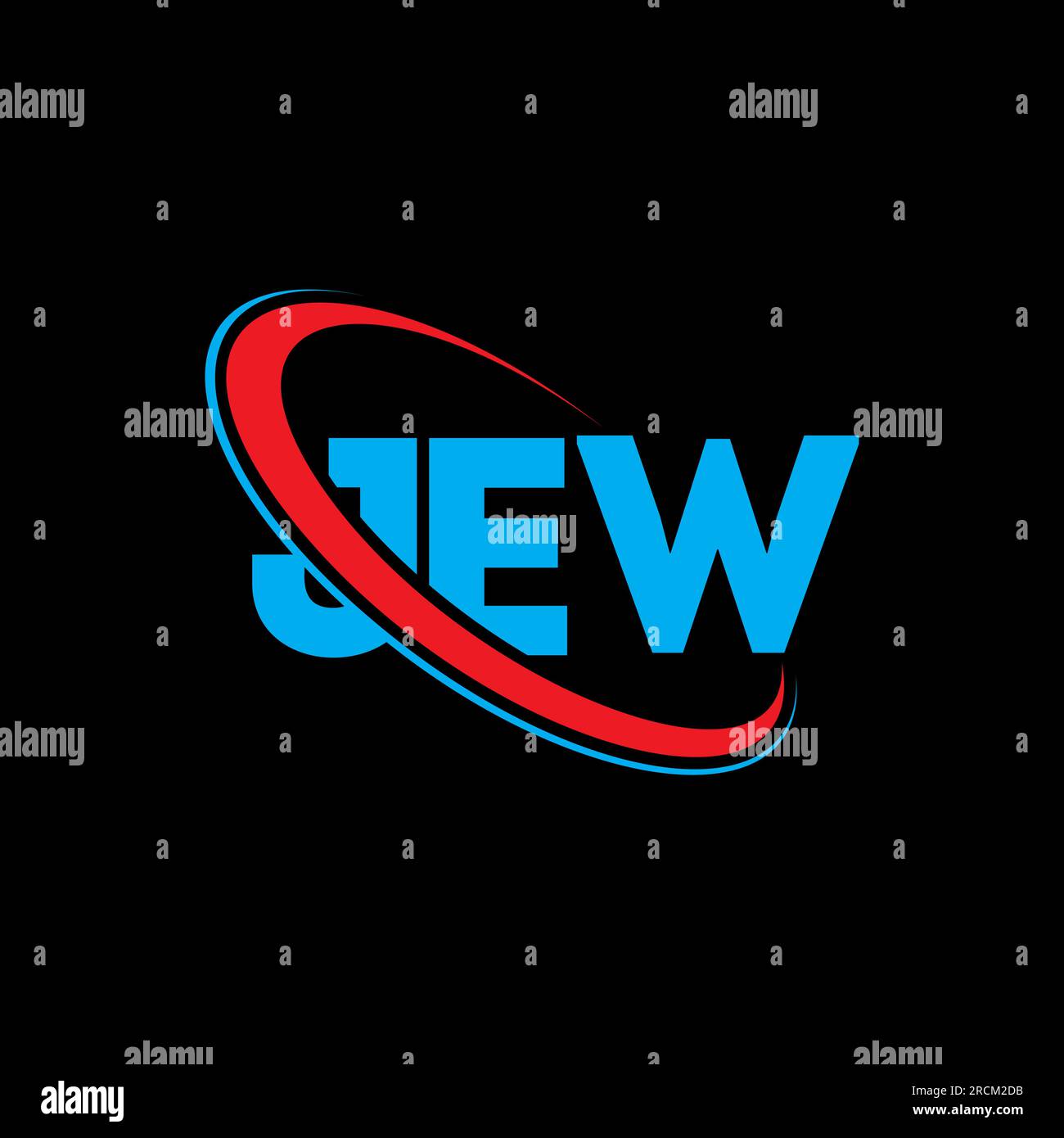 JEW logo. JEW letter. JEW letter logo design. Initials JEW logo linked ...