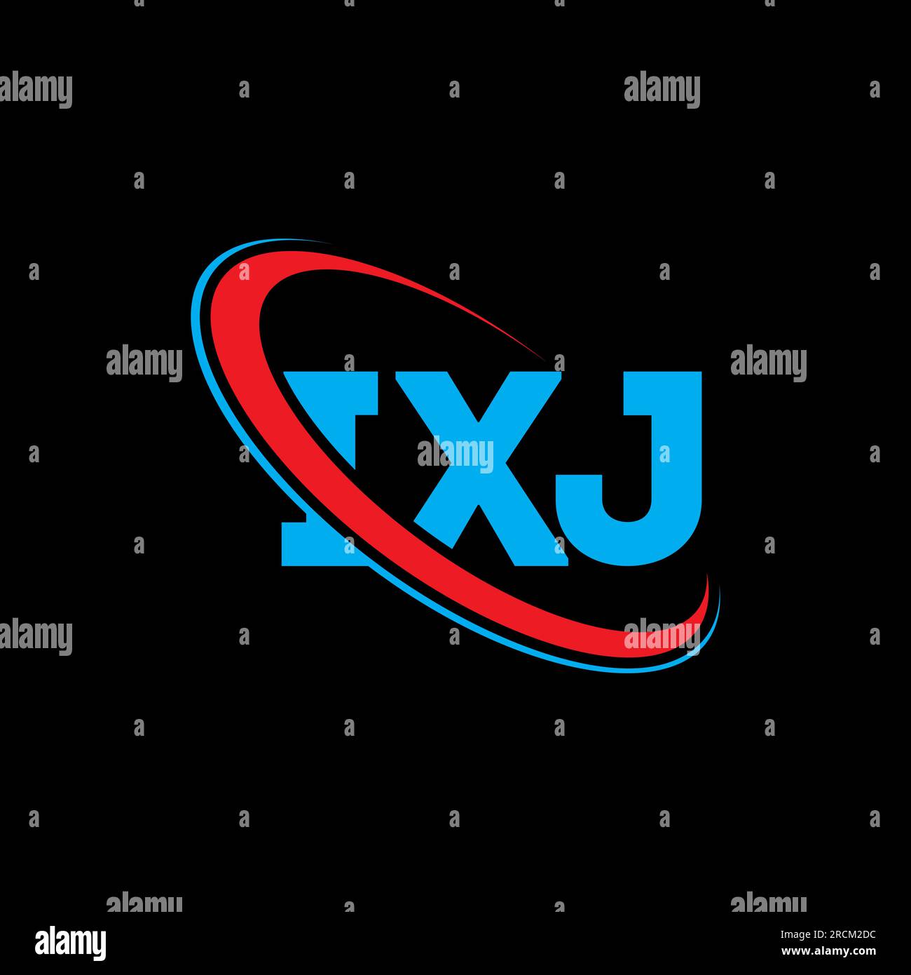 Ixj logo design hi-res stock photography and images - Alamy