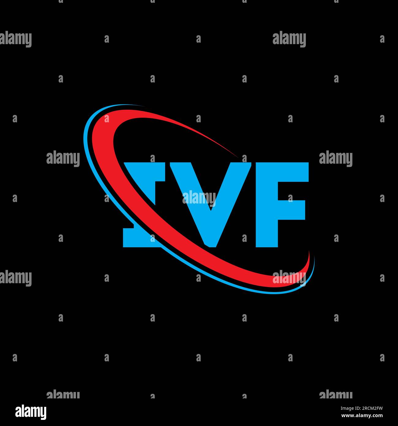 IVF logo. IVF letter. IVF letter logo design. Initials IVF logo linked ...