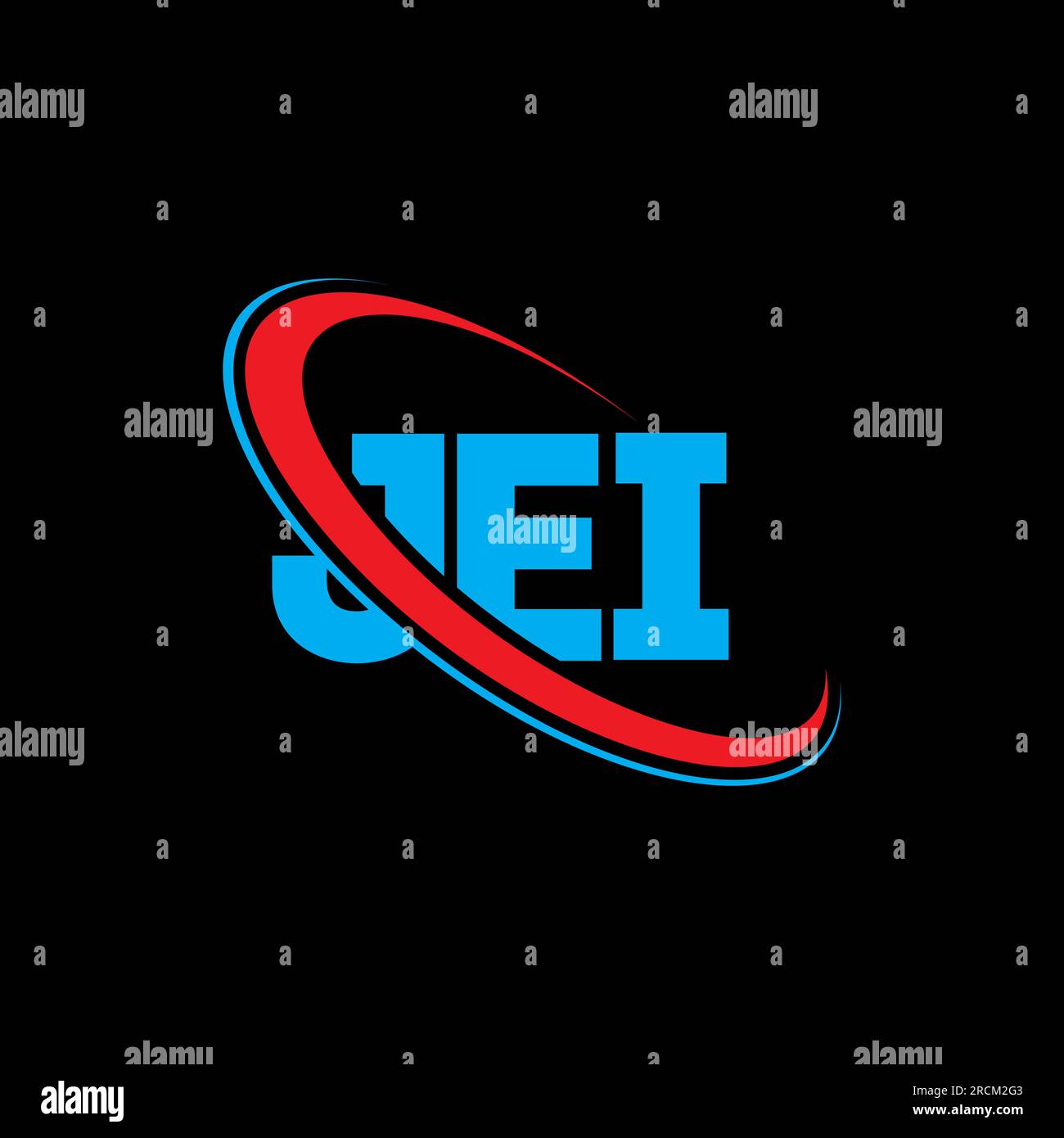 JEI logo. JEI letter. JEI letter logo design. Initials JEI logo linked ...