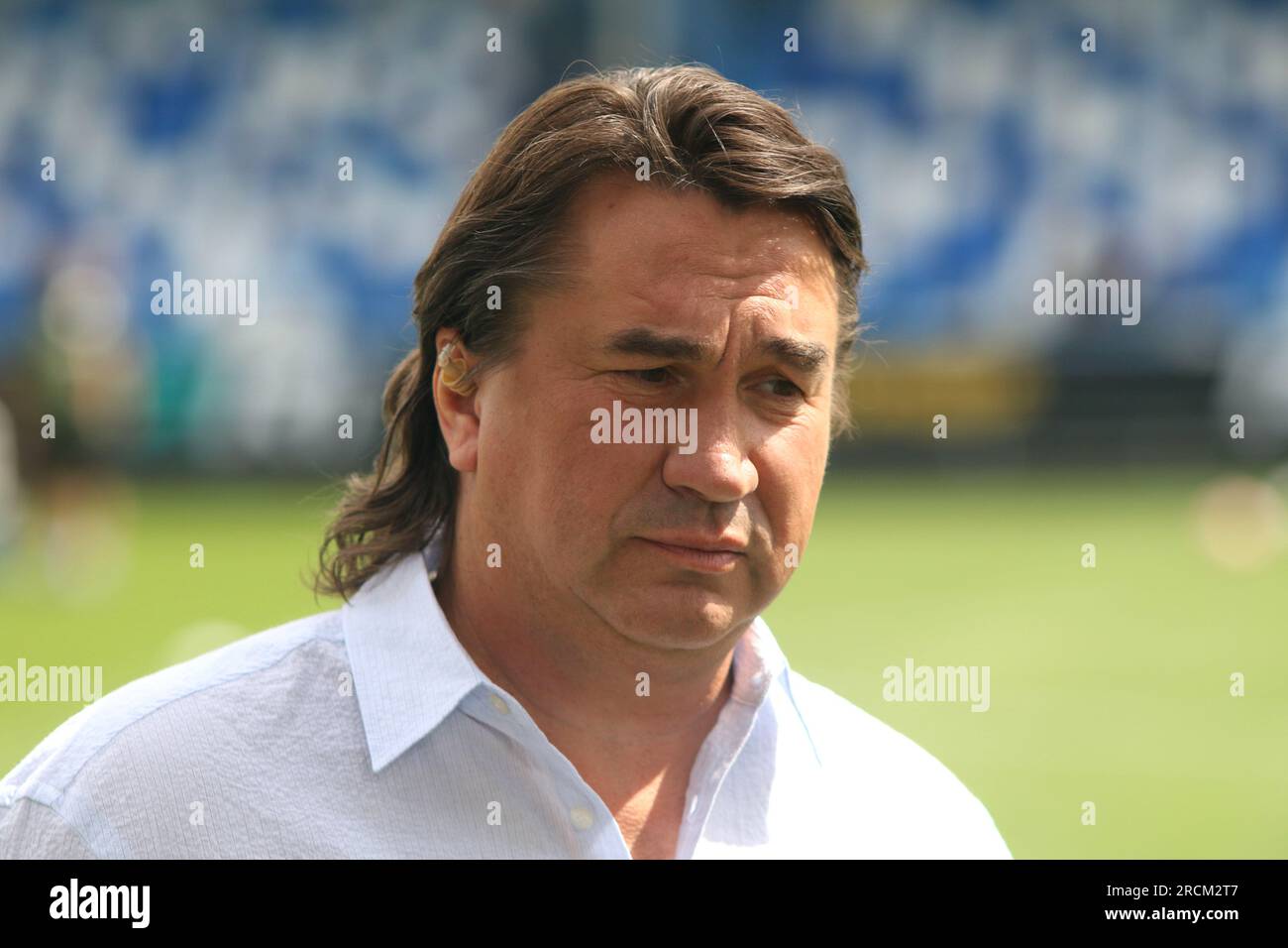 Dmitry Radchenko in action during the Pari Premier Cup football match ...